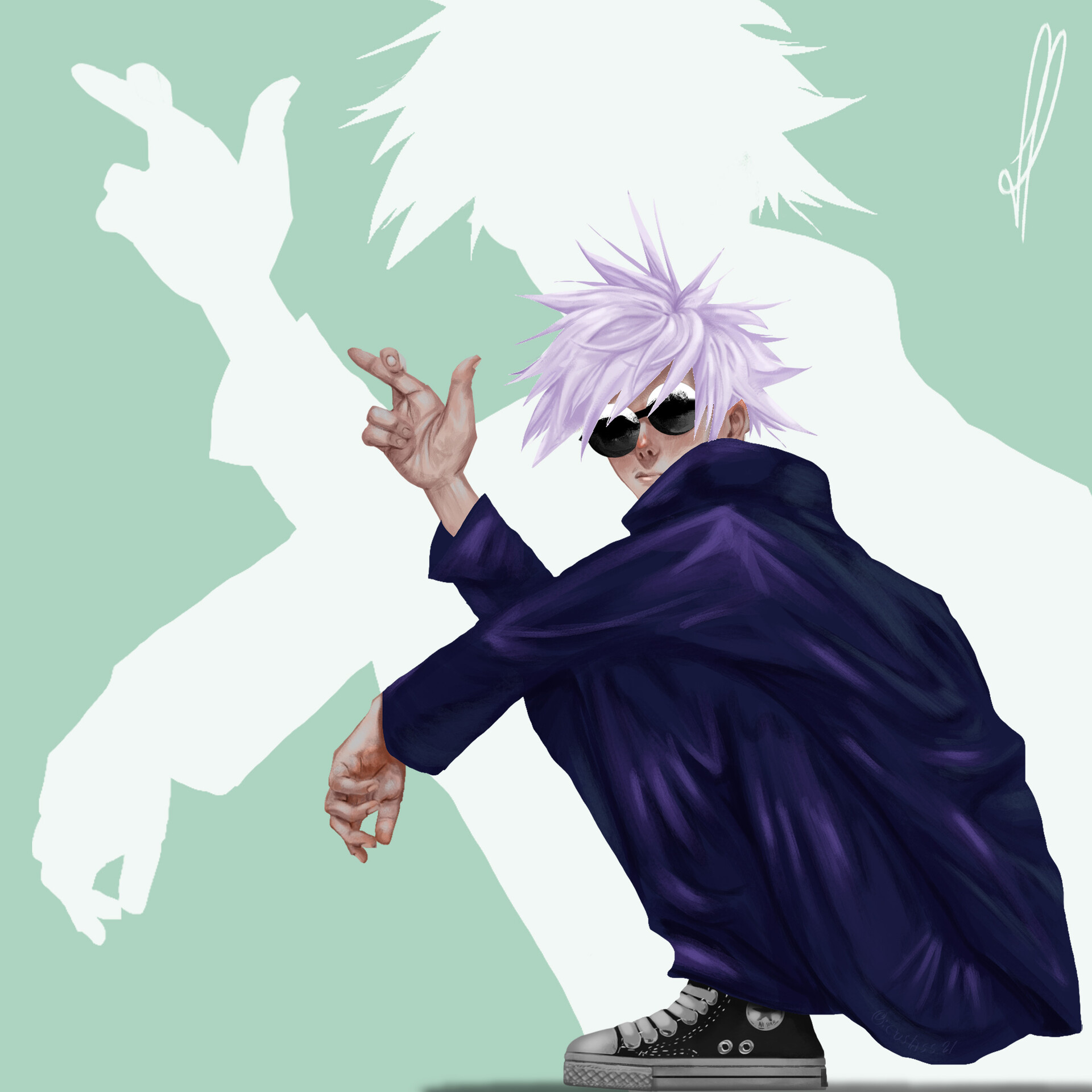 ArtStation - Satoru Gojo Fanart.