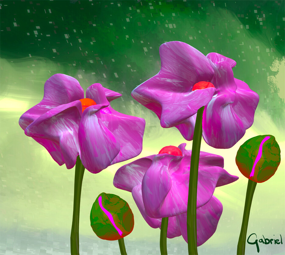 ArtStation - Flower Bot #3