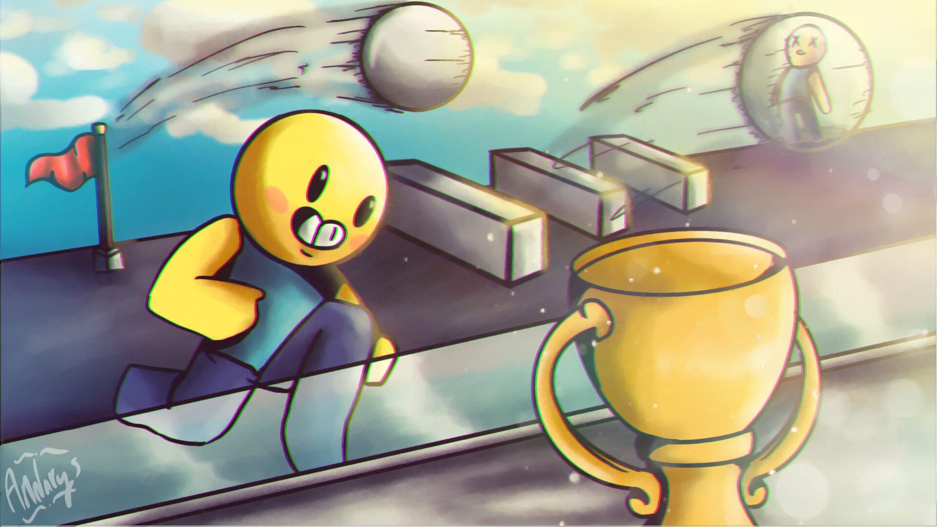 ArtStation - Roblox Thumbnail Commission