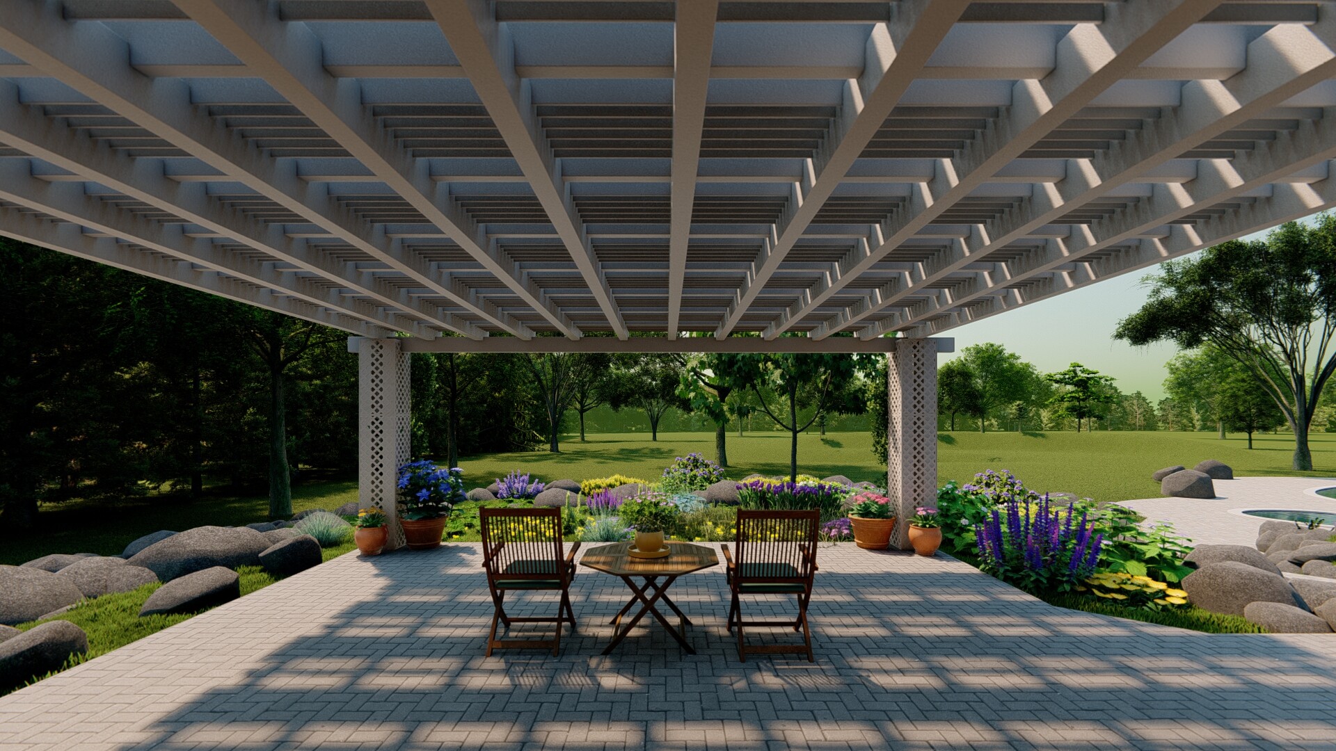 ArtStation - Peaceful Archvis House