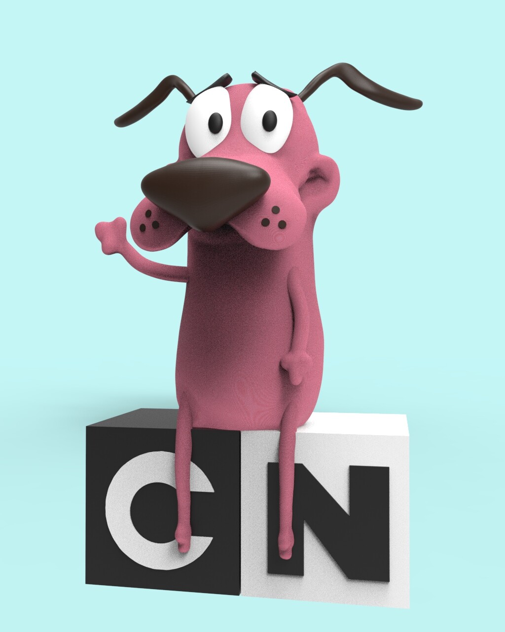 ArtStation - FanArt: Coraje el perro cobarde (Courage the Cowardly Dog)