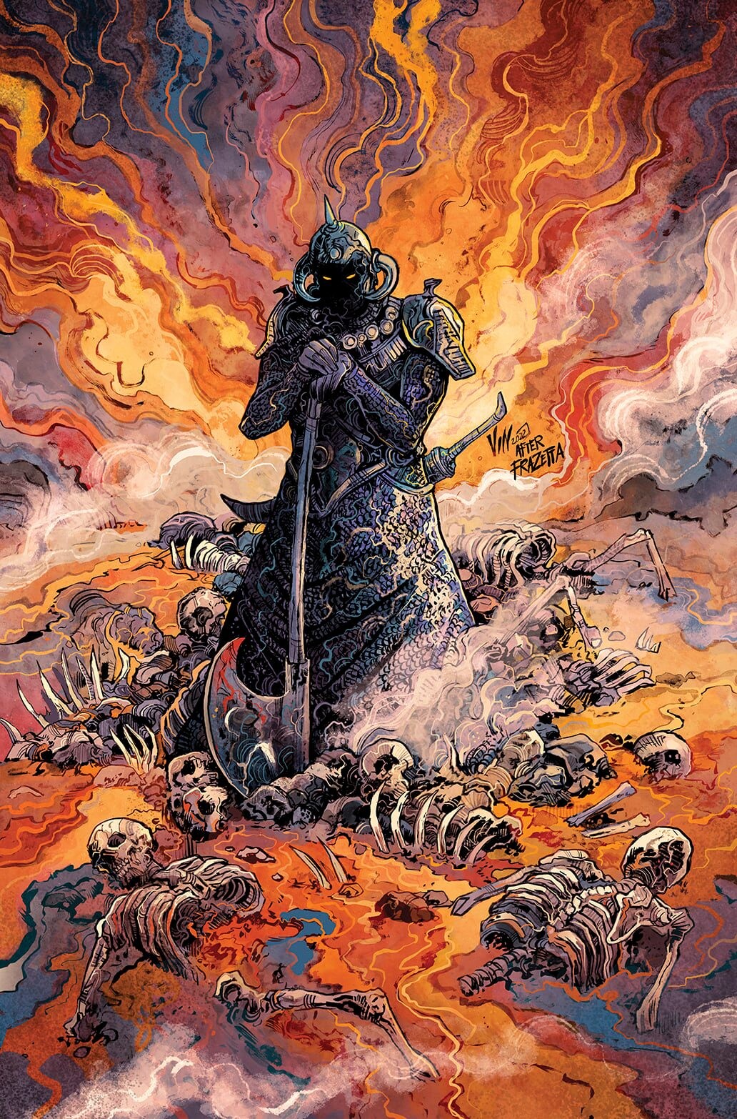 Vincenzo Riccardi - DEATH DEALER #1 VARIANT COVER