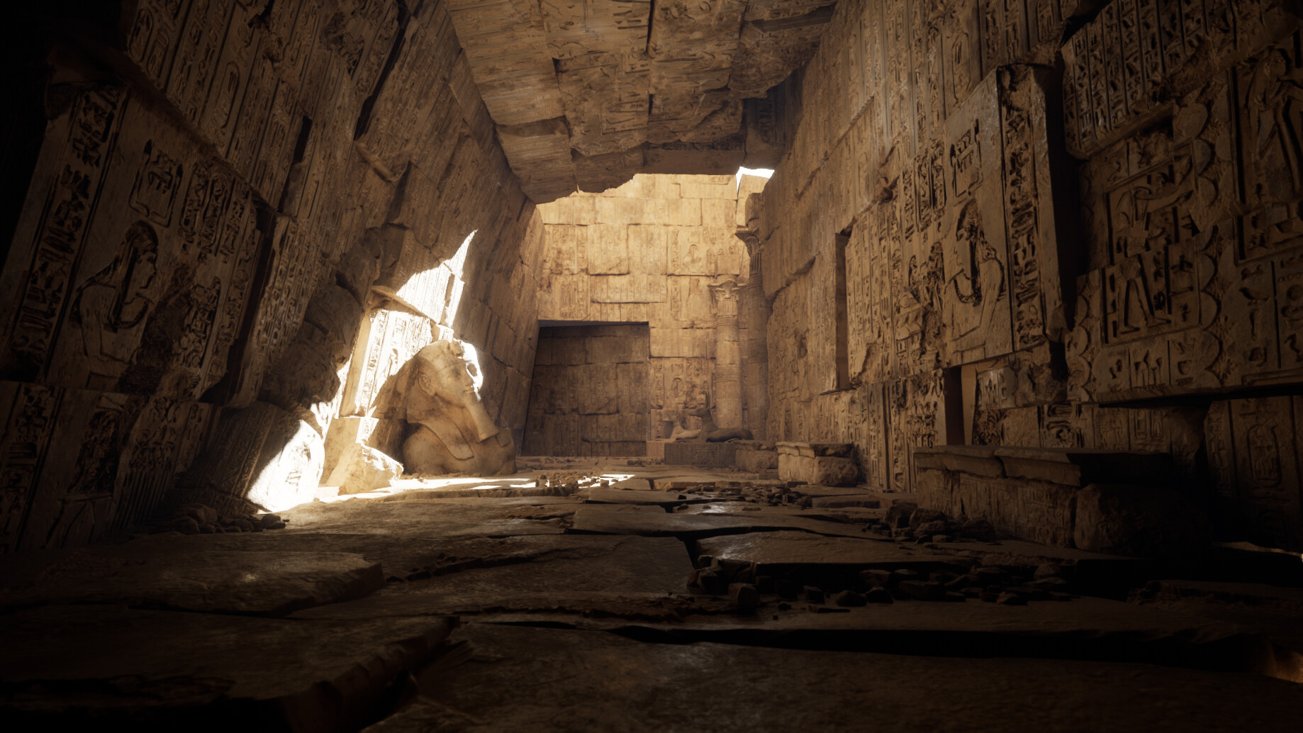 ArtStation - Pharaonic temple design