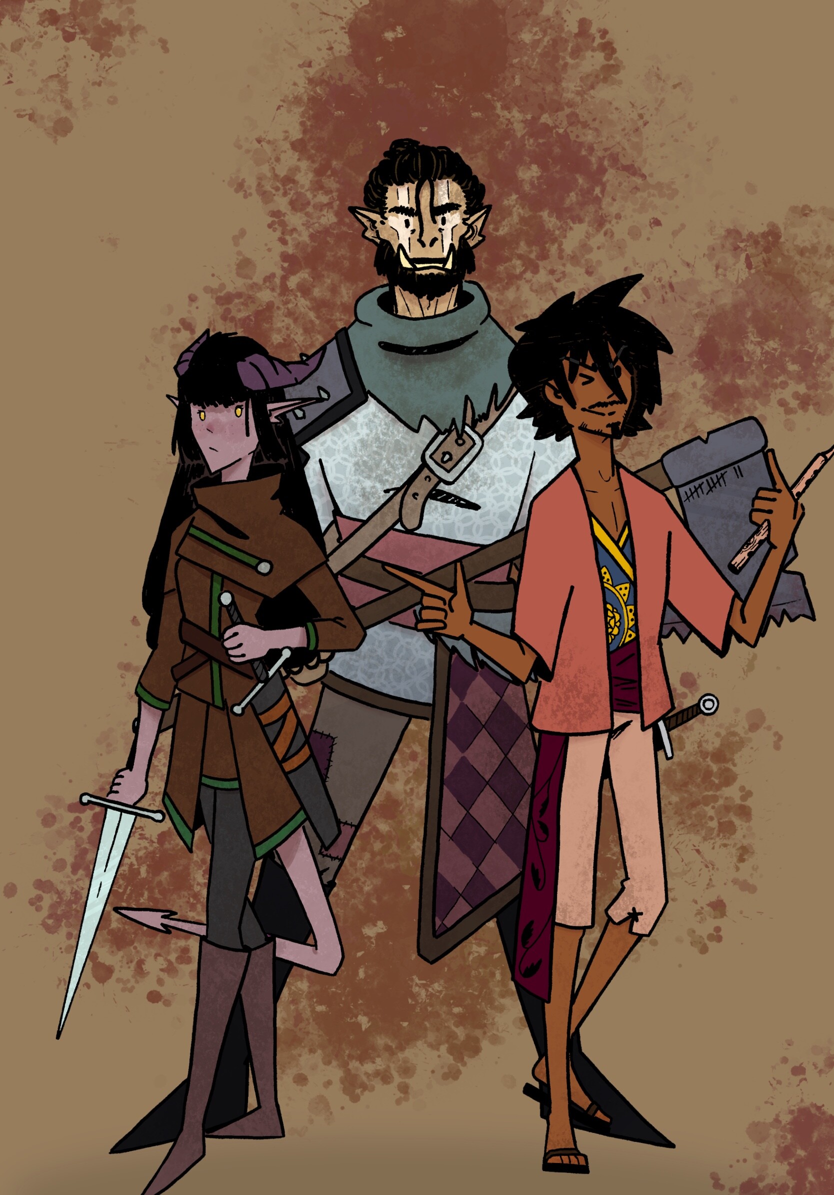 ArtStation - “The Dissent” Stream Art: Player Characters