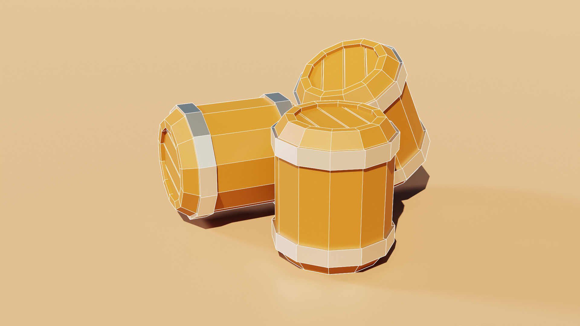 Vnib - Barrels | Tonneaux | Blender