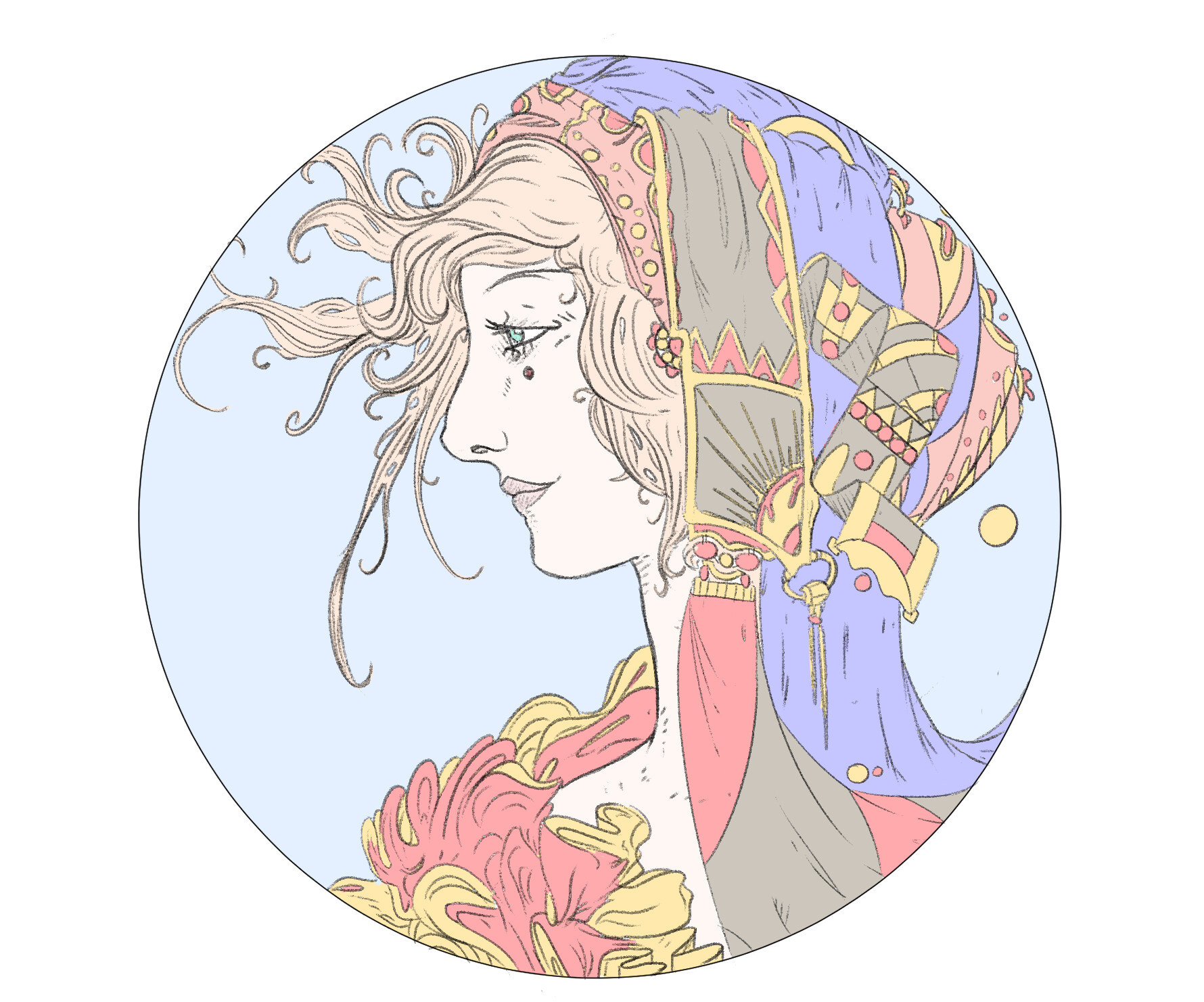 ArtStation - Mucha Inspired Illustration