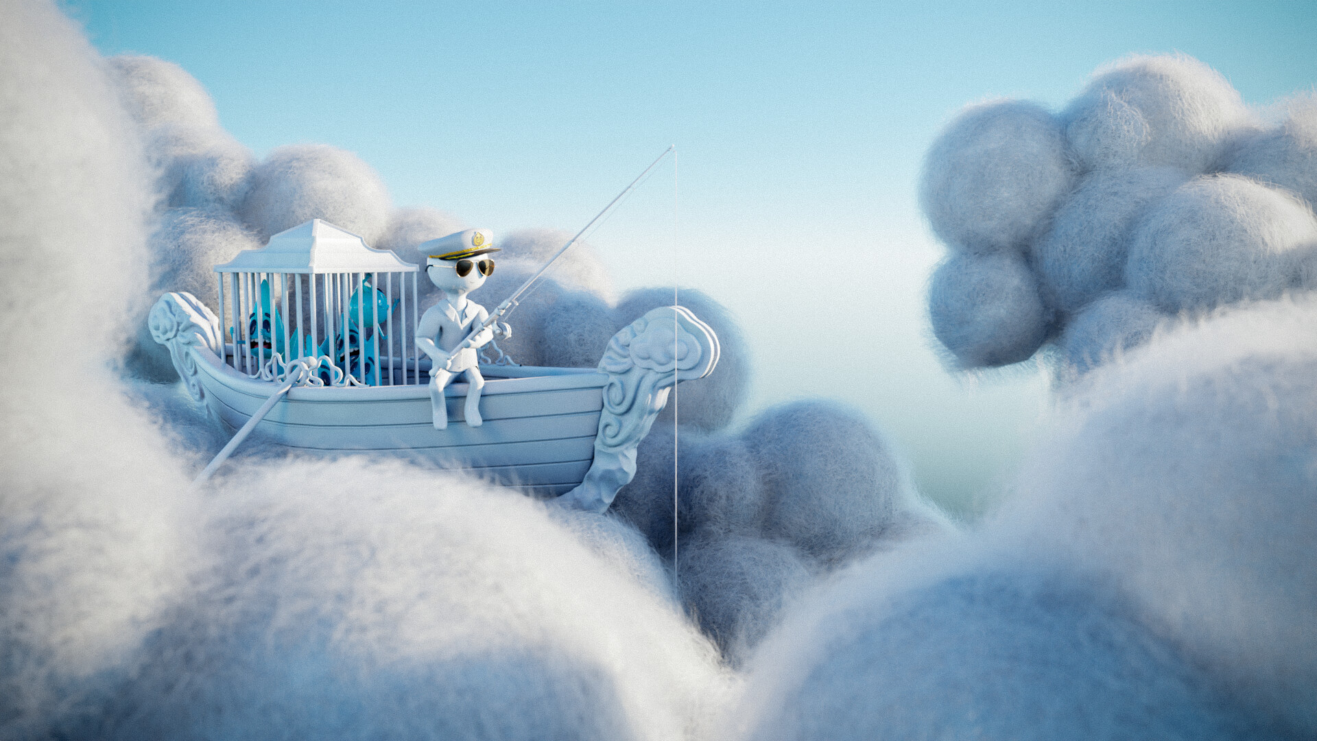 ArtStation - Cloud Fisherman