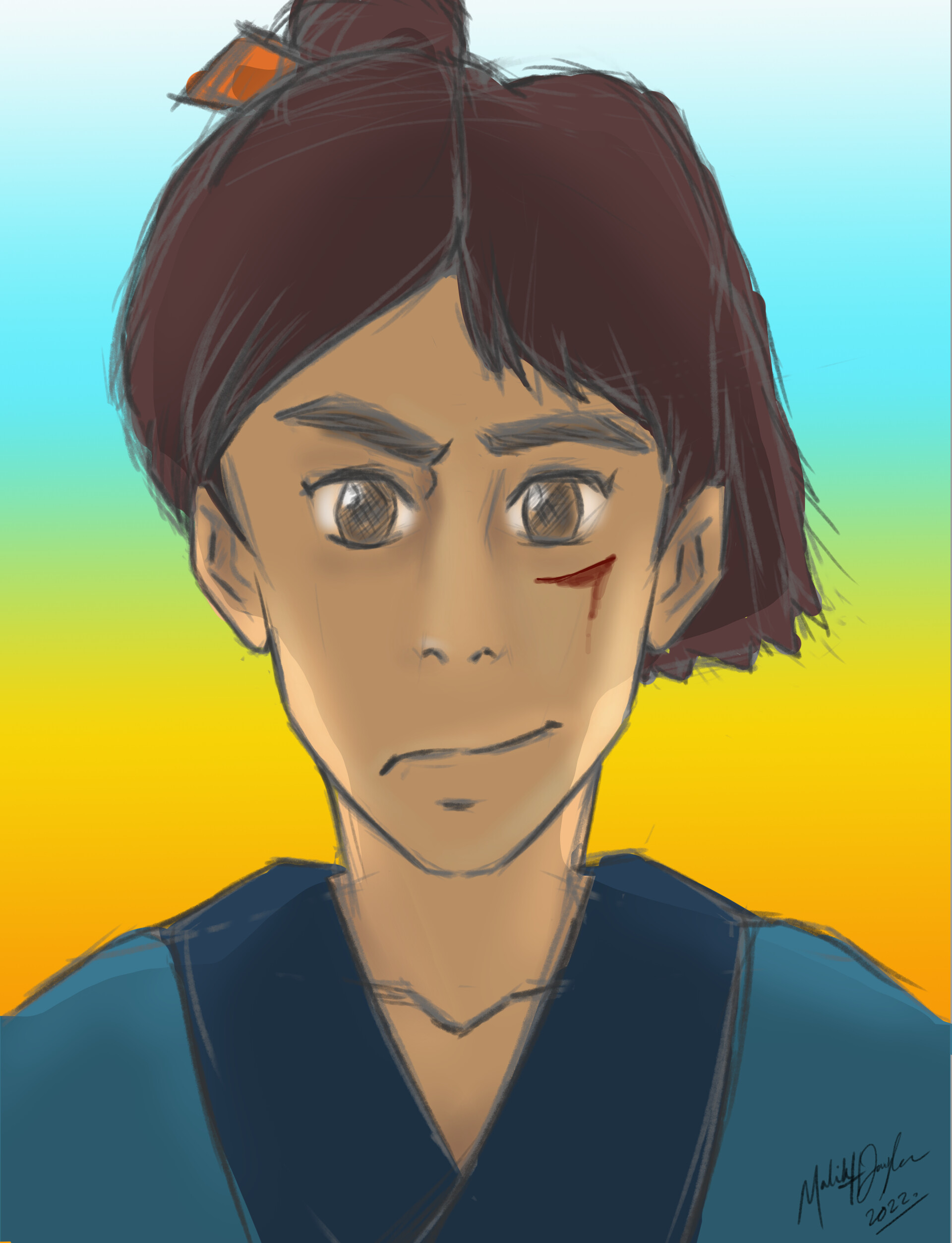 ArtStation - Princess Mononoke, Prince Ashitaka FANART 2022