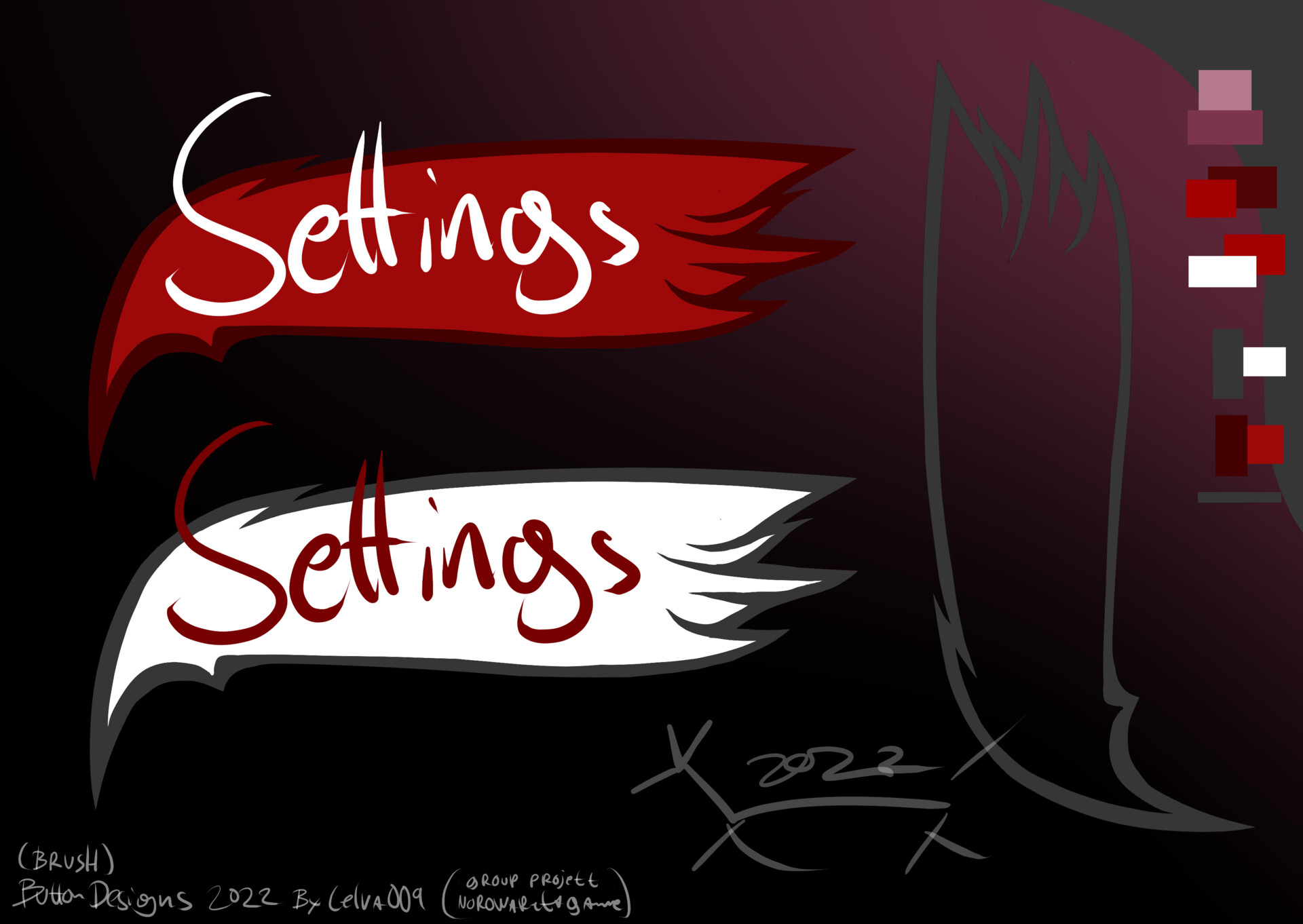 ArtStation - Menu-&ButtonDesigns
