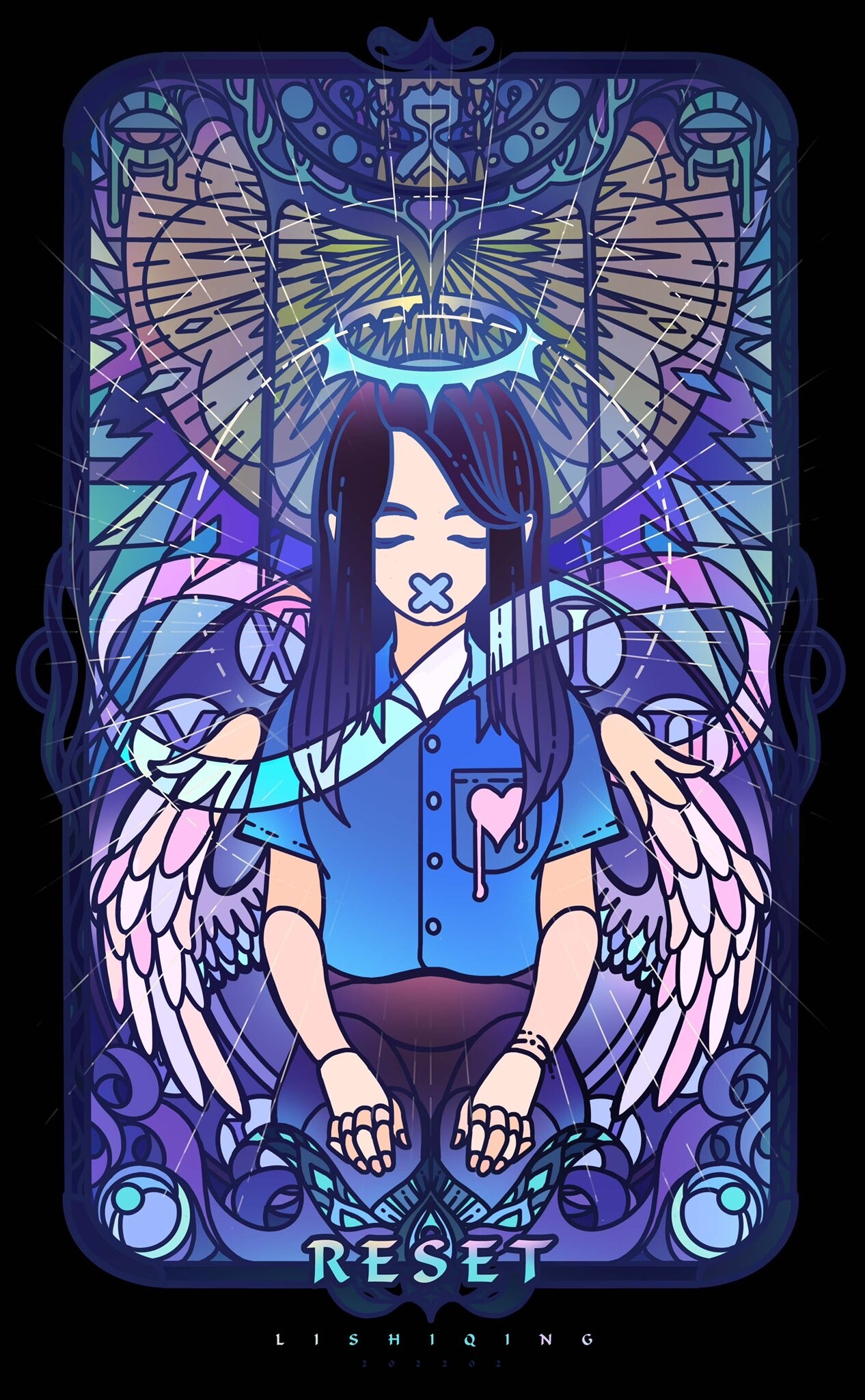 egg peng - decorative card