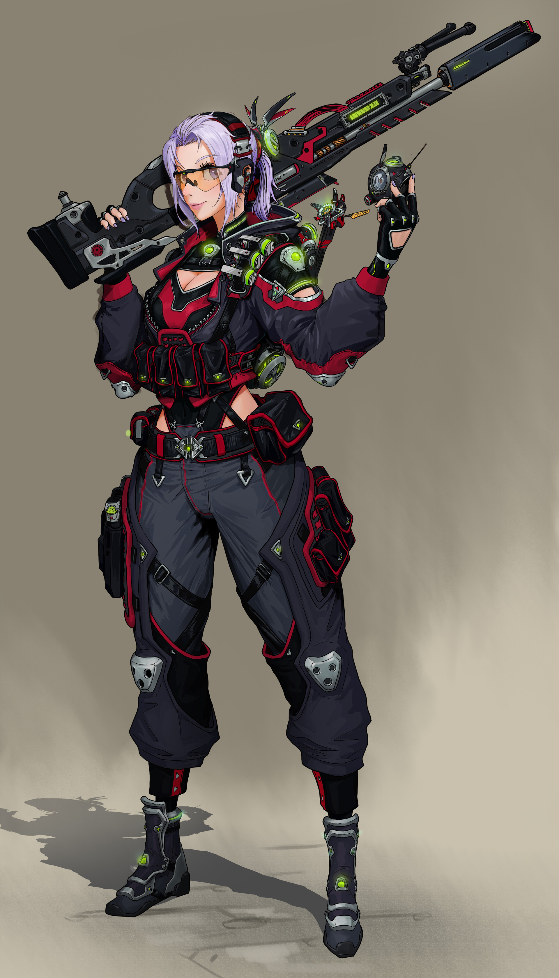 ArtStation - SF Sniper _ Military Concept