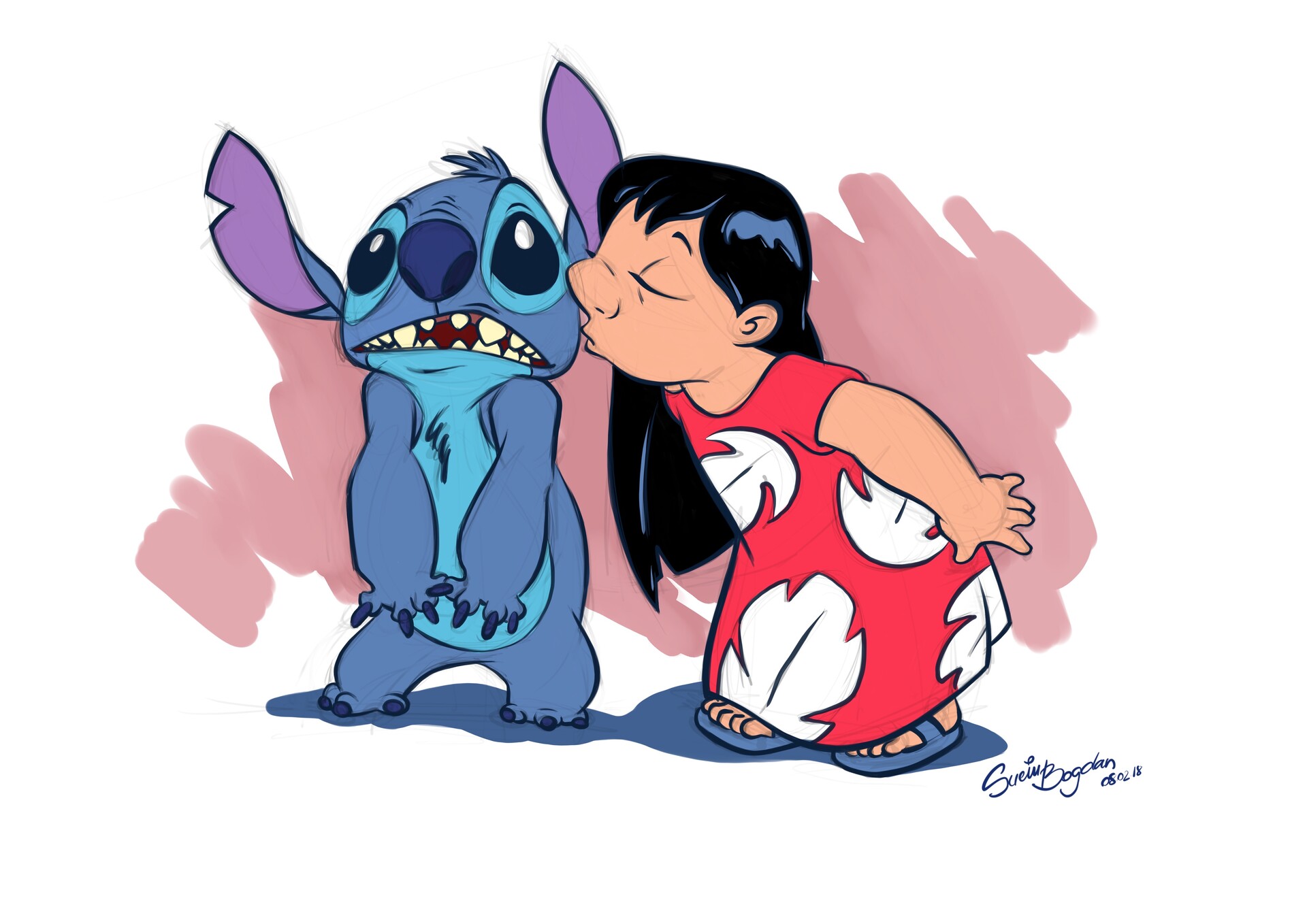 ArtStation - Lili & Stitch
