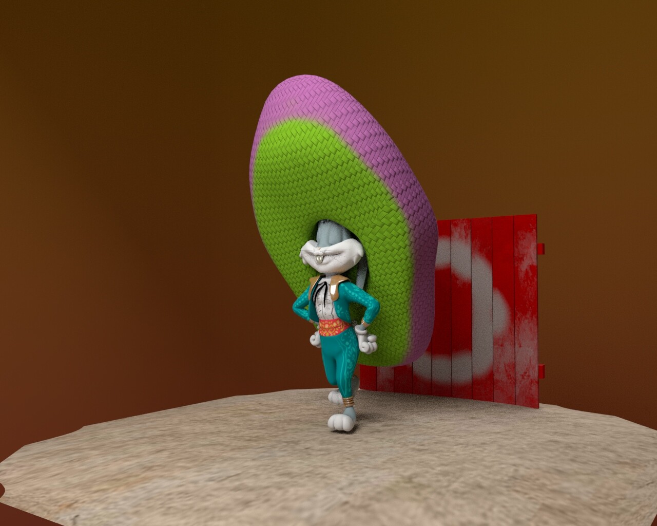 ArtStation - Bugs bunny el torero (redesign)