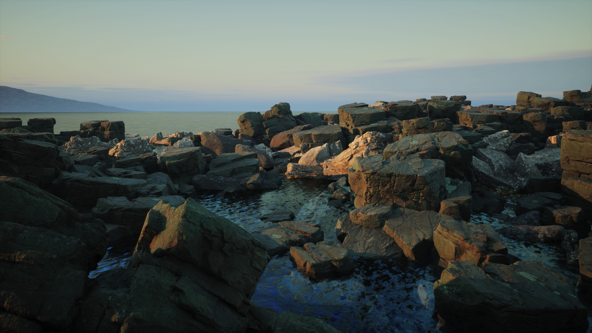 ArtStation - Sunrise by the Sea - Unreal Engine