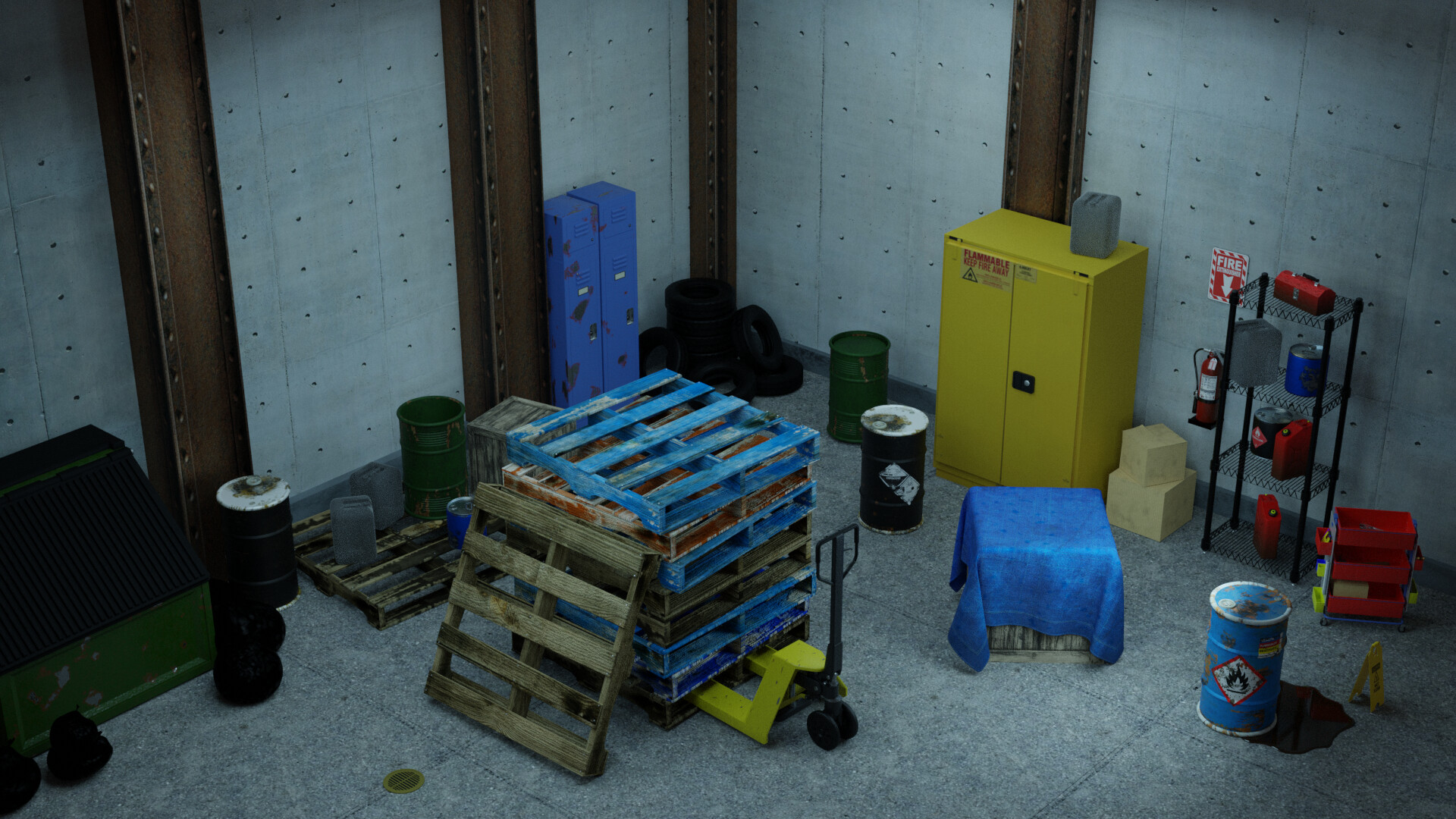 ArtStation - Warehouse Scene