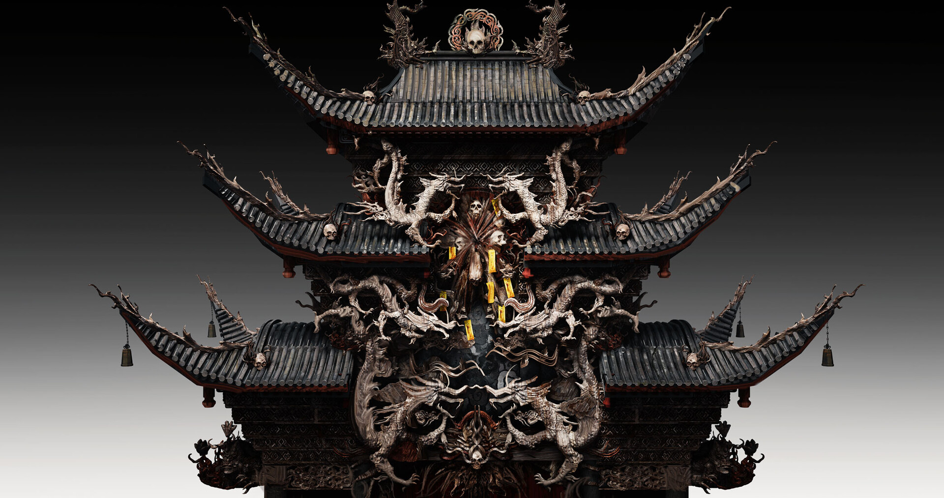 ArtStation - Oriental Evil Gate