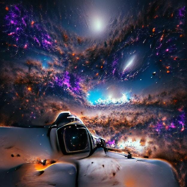 Baye Getnet - Galaxy and the deep space