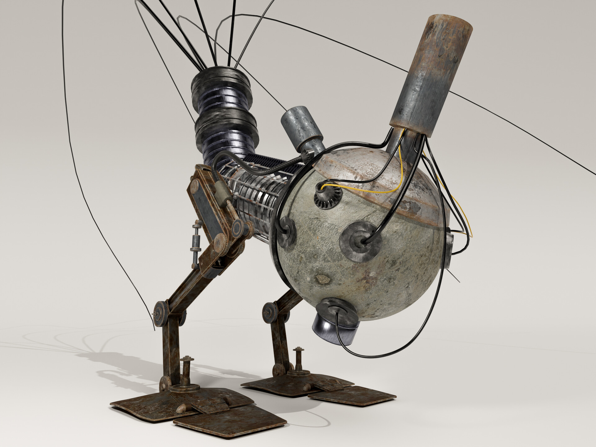 ArtStation - Junk Bot