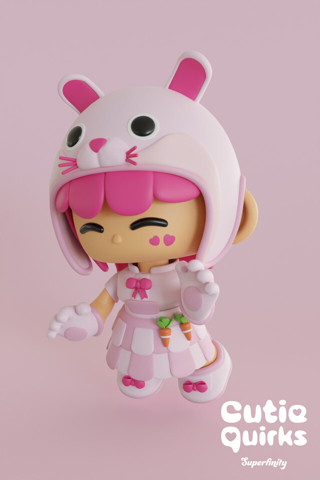 ArtStation - Sweet Cutie Rabbit | Cutie Quirks Collection