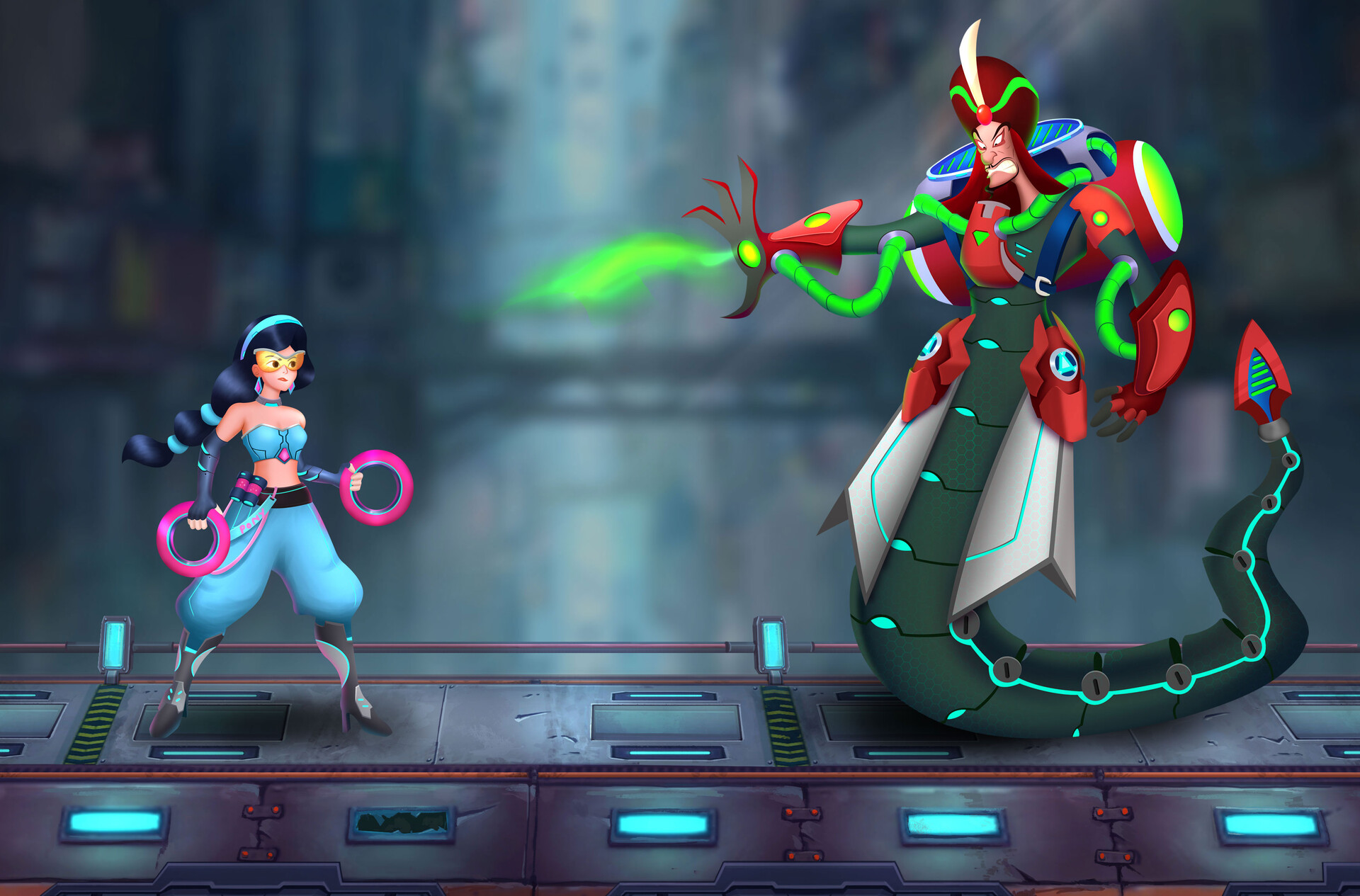 ArtStation - Character Cyberpunk Disney