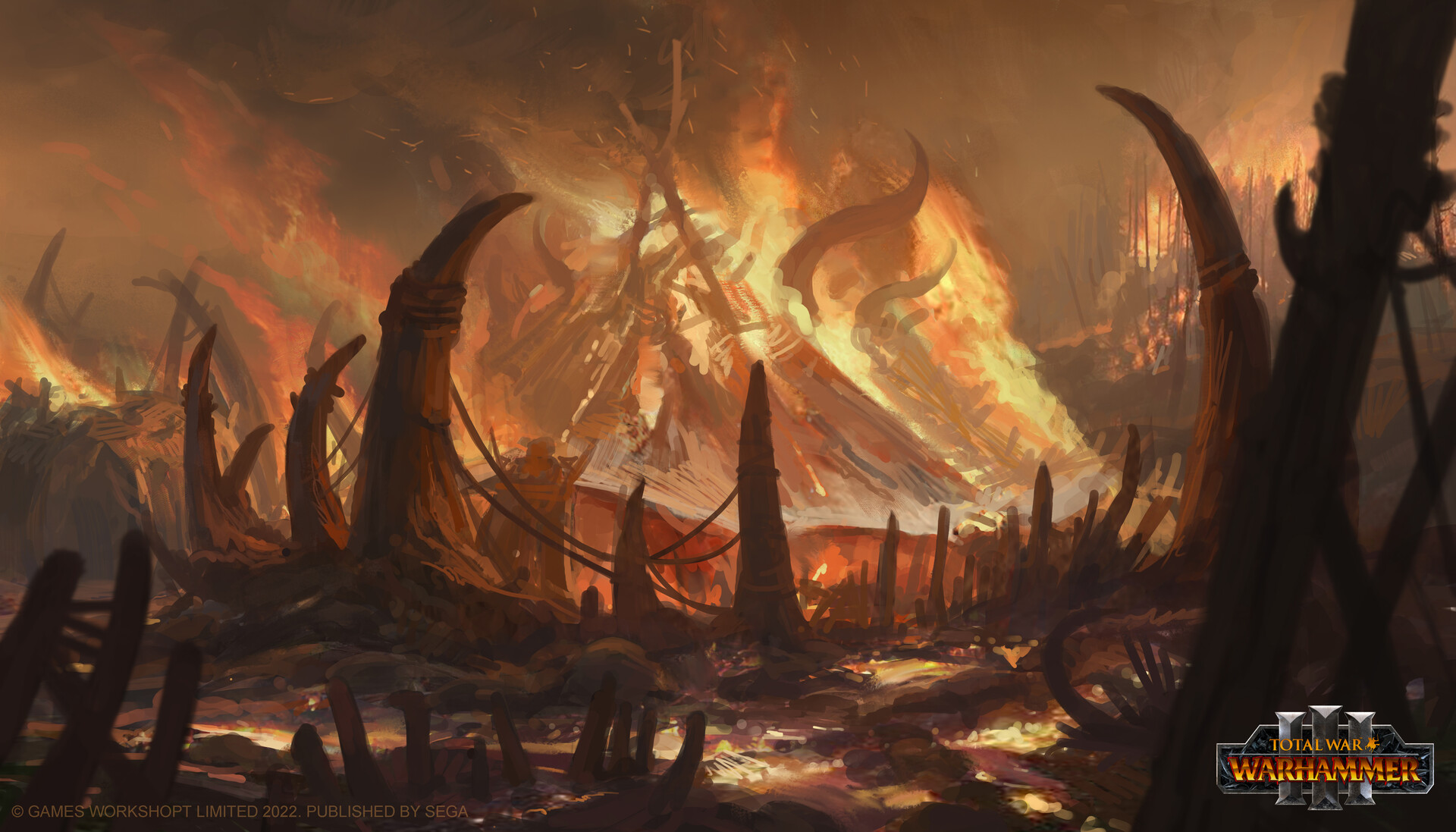 ArtStation - Ogre Camps - Warhammer Total War III