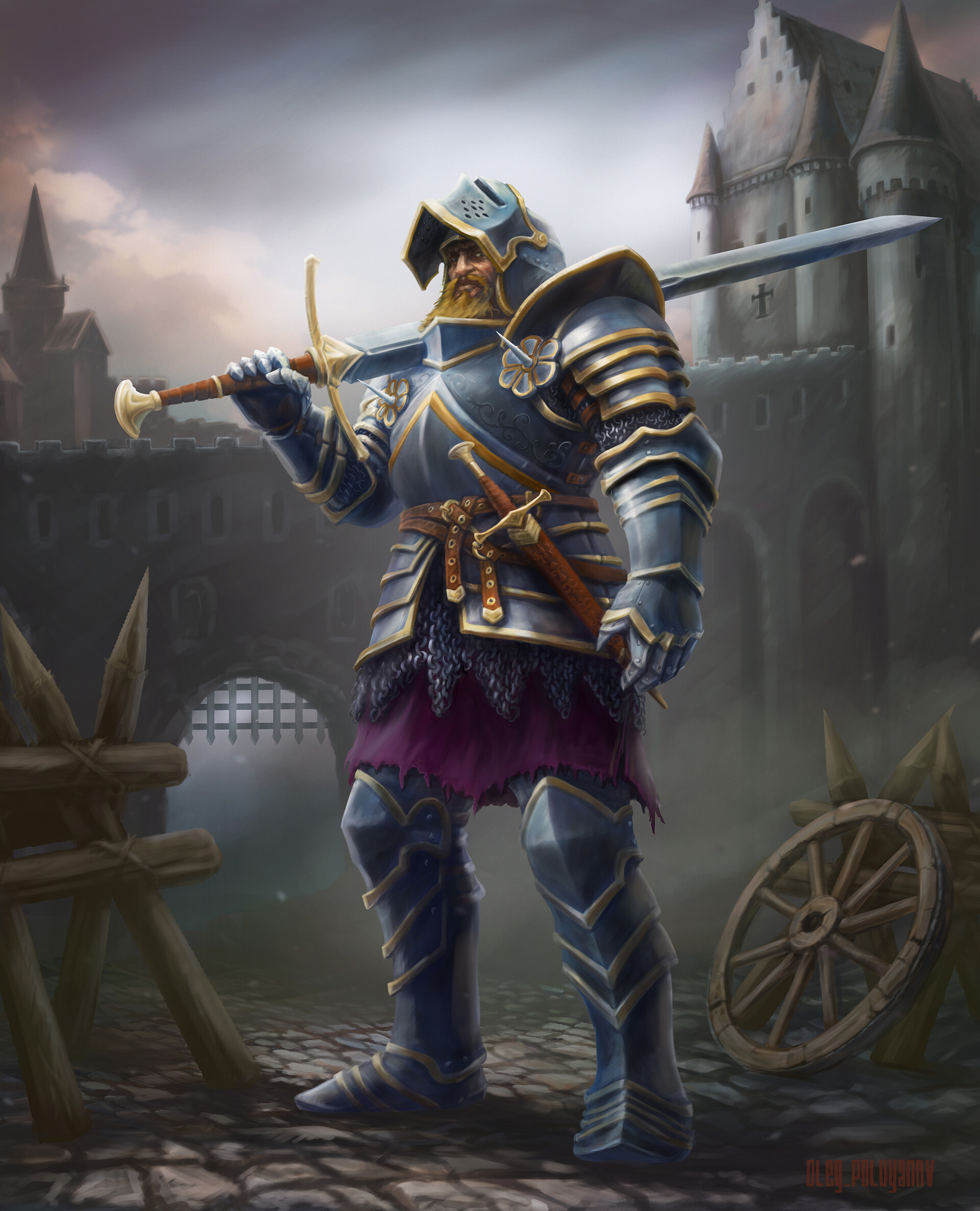 ArtStation - Knight Swordsman