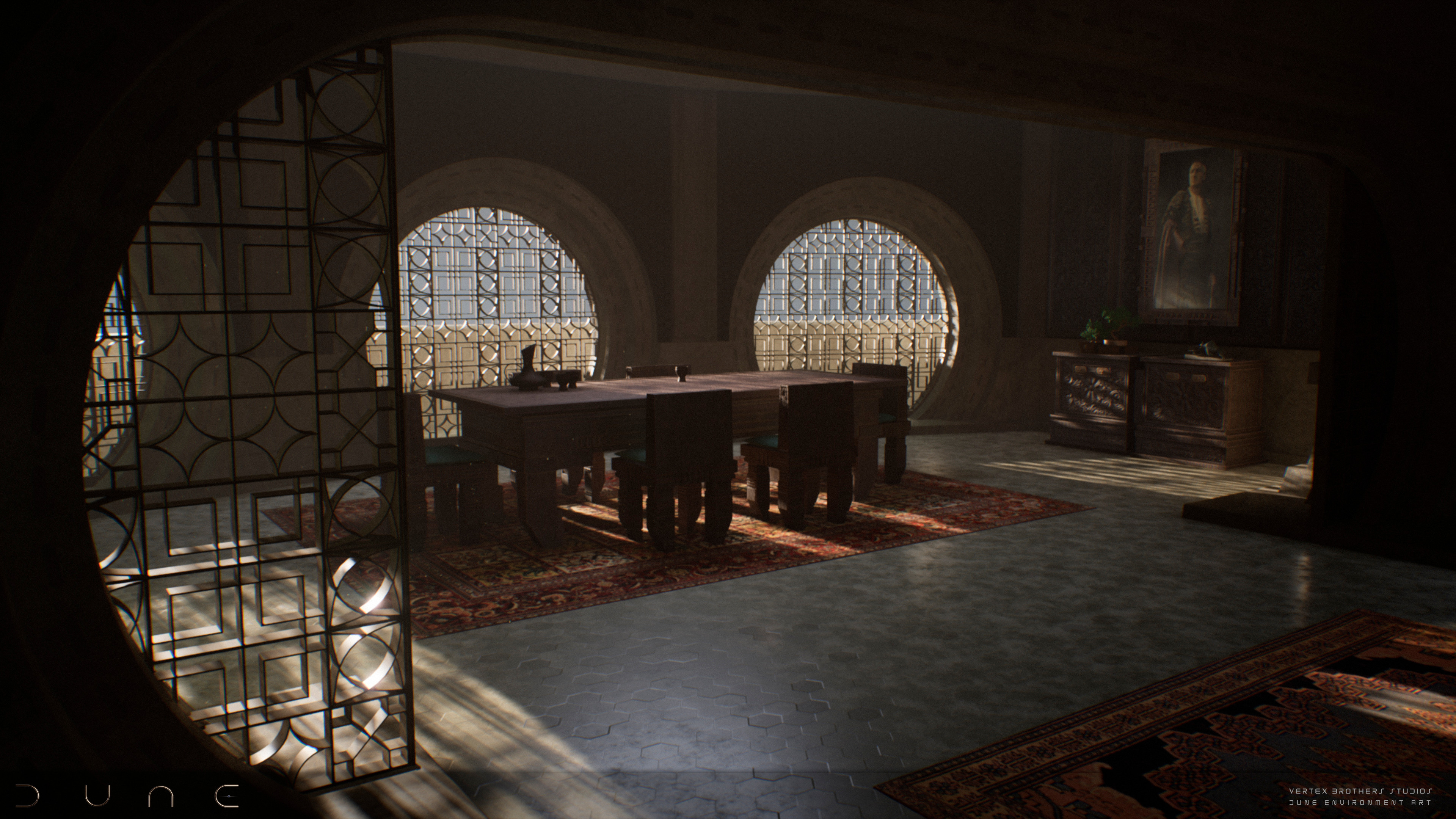 Javier C.M. - DUNE Environment Fan Art. CALADAN CASTLE. Unreal Engine 5