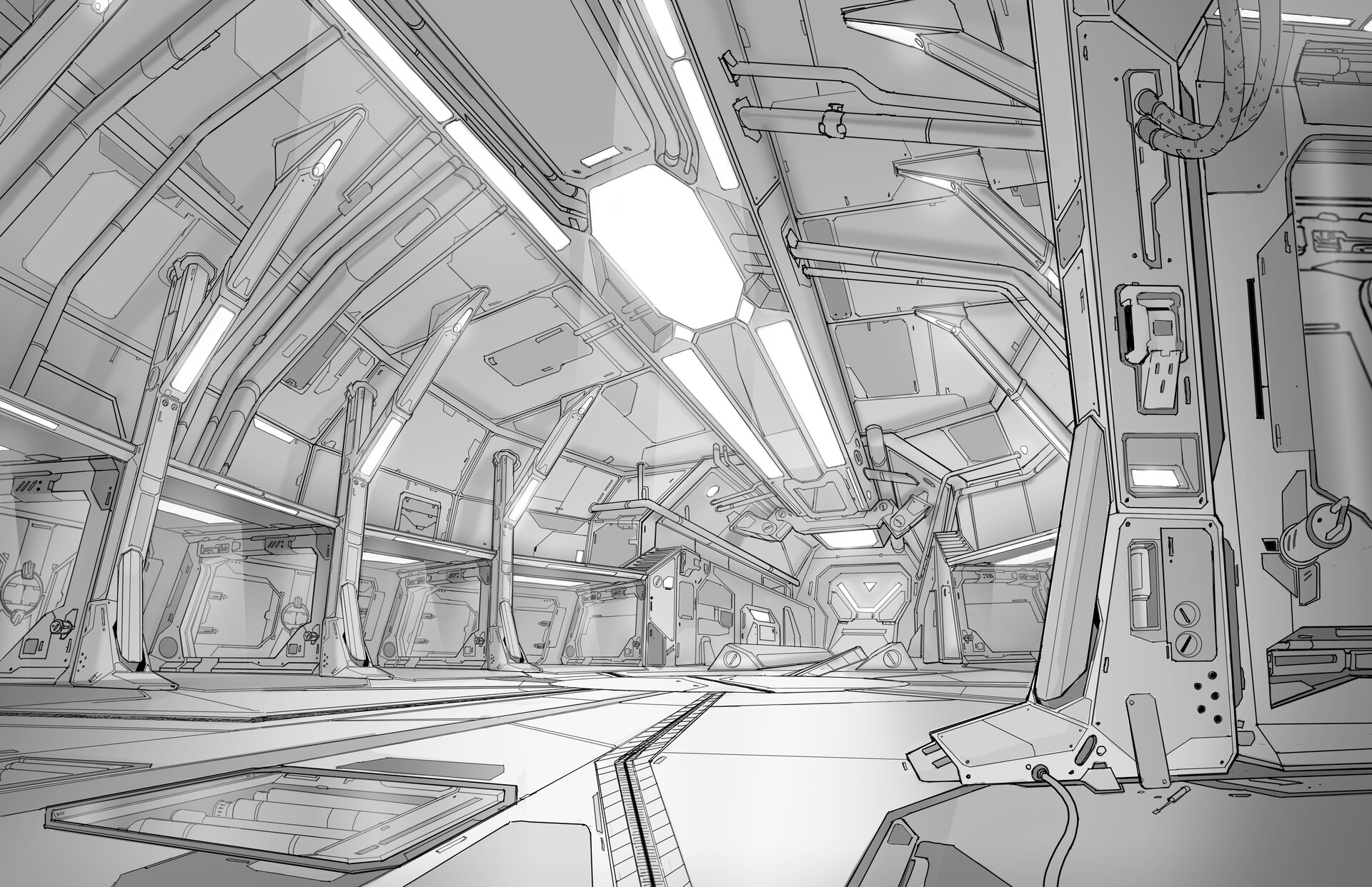 ArtStation - Hangar Bay