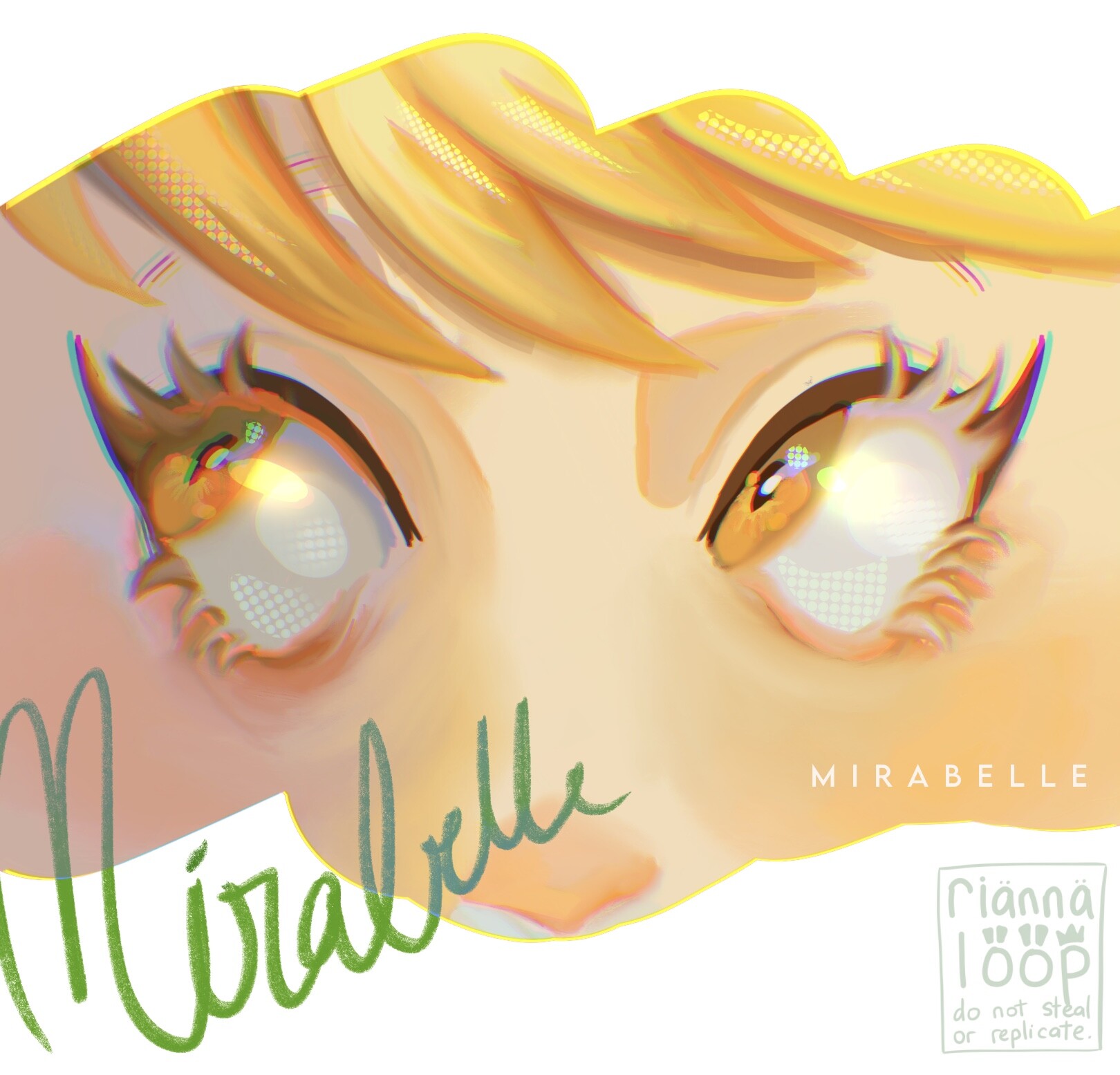 ArtStation - Mirabelle (Oc eyes, part 1)