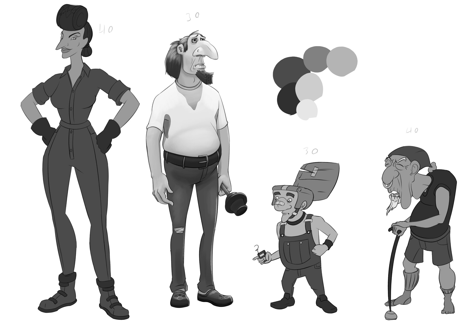 ArtStation - Shape Game Characters