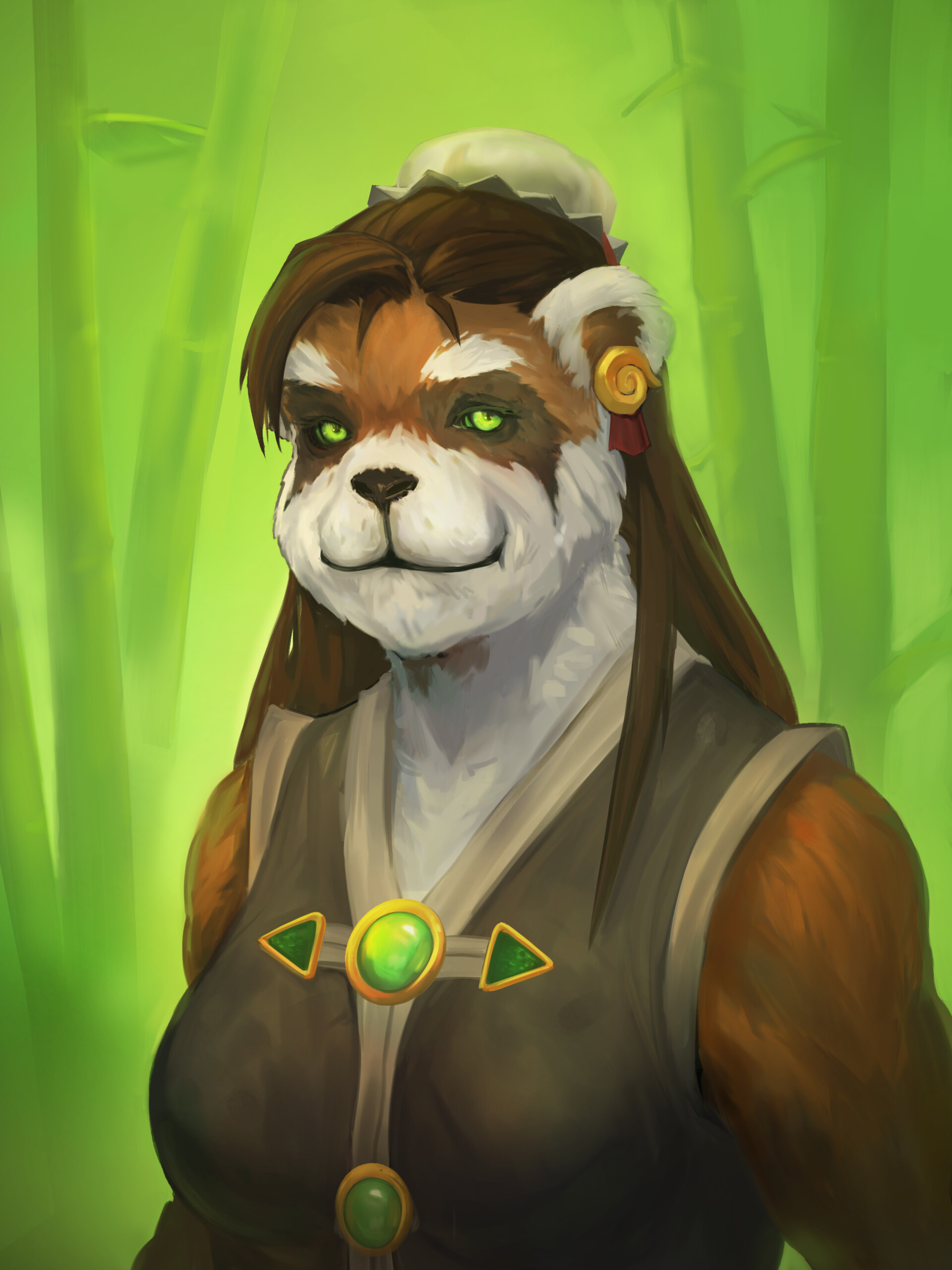 ArtStation - Pandaren portrait