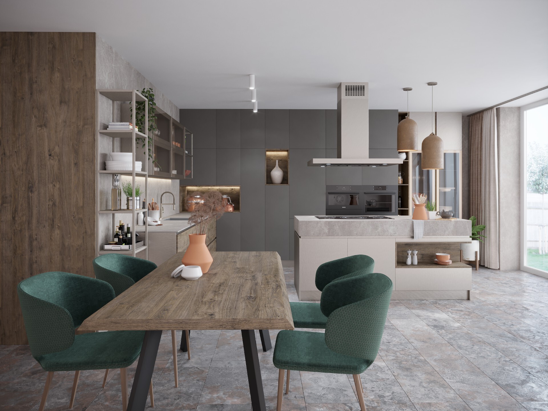 ArtStation - Kitchen in modern style