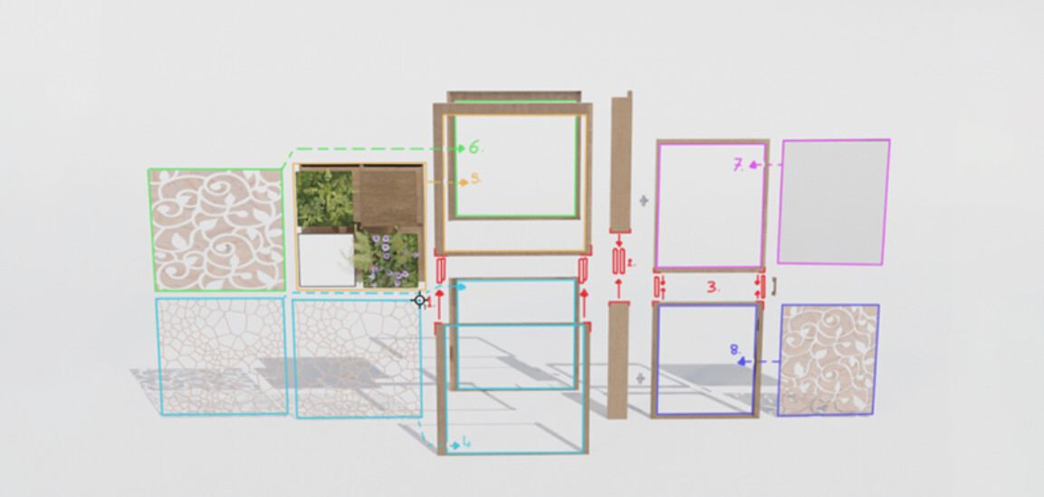 Nikita Sineiko - RSA | Biophilic Divider | Your workspace matters