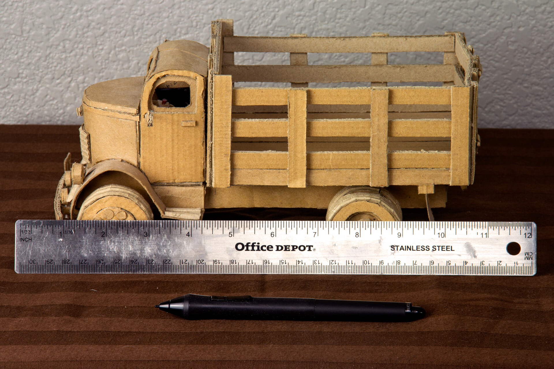 Paul Vincent M. Encarnacion - Cardboard Farm Truck - Cardboard Sculpture