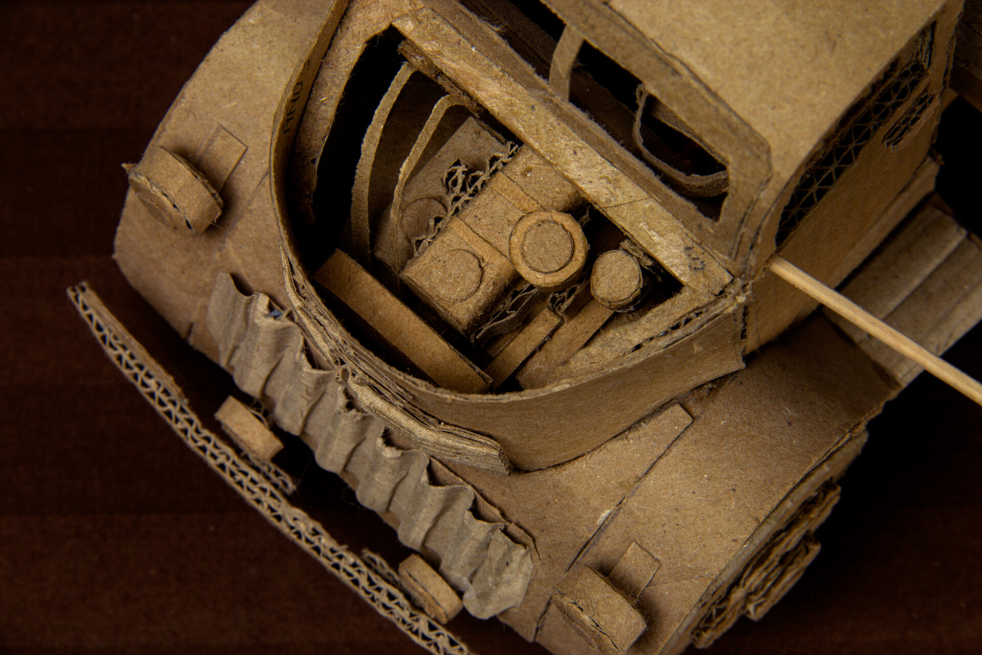 Paul Vincent M. Encarnacion - Cardboard Farm Truck - Cardboard Sculpture