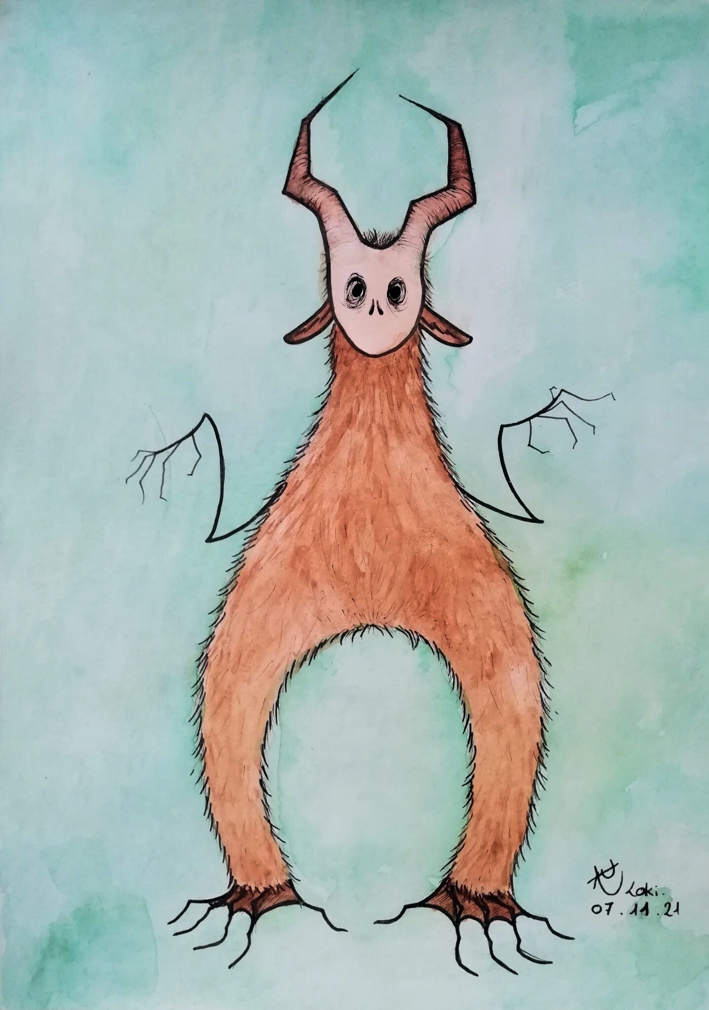 ArtStation - Philibert the Friendly Monster