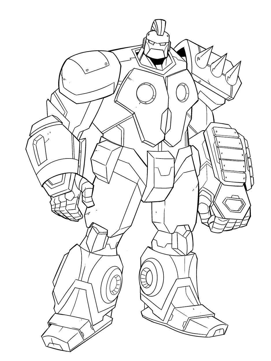 ironman hulk buster coloring pages