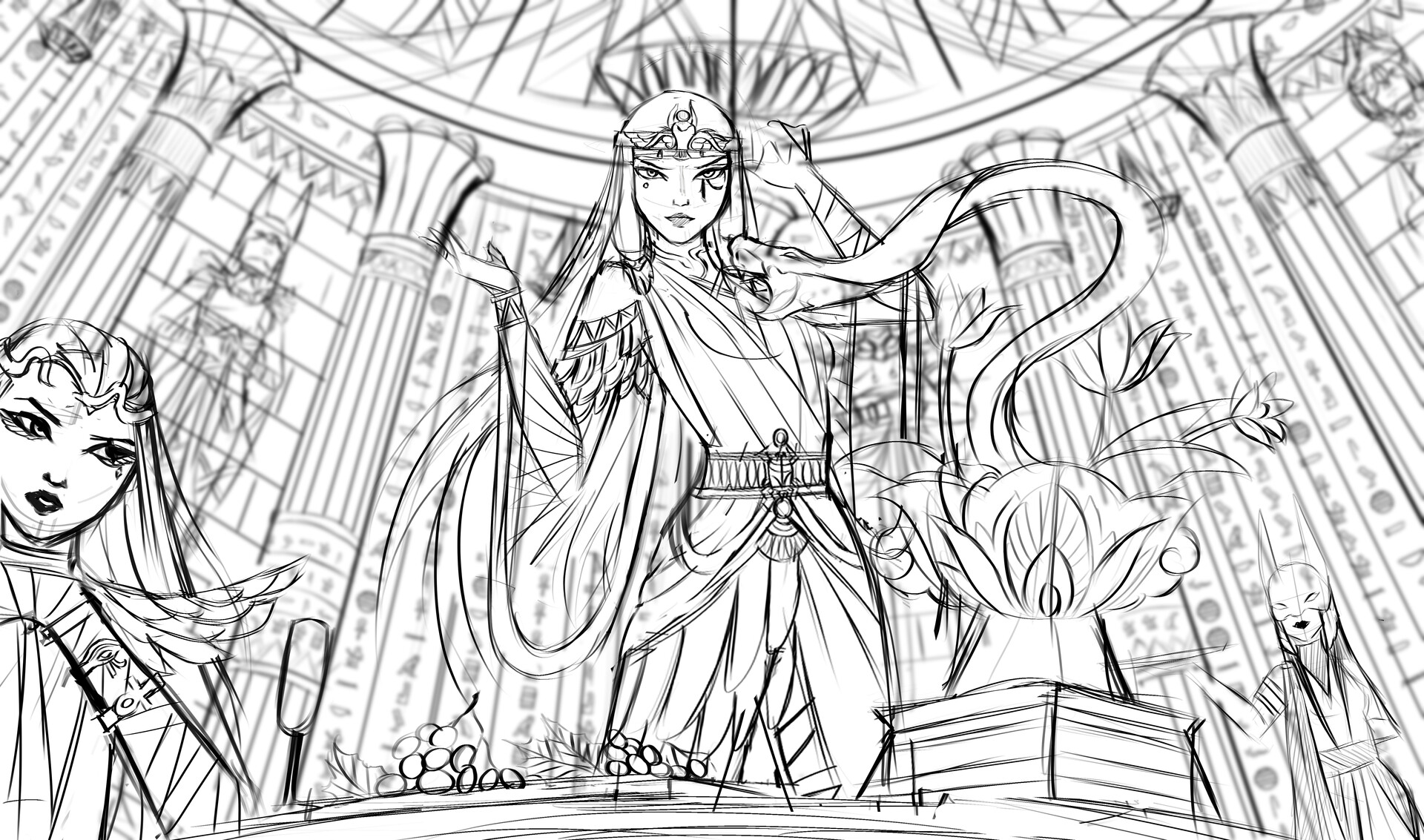 monster high coloring pages cleo