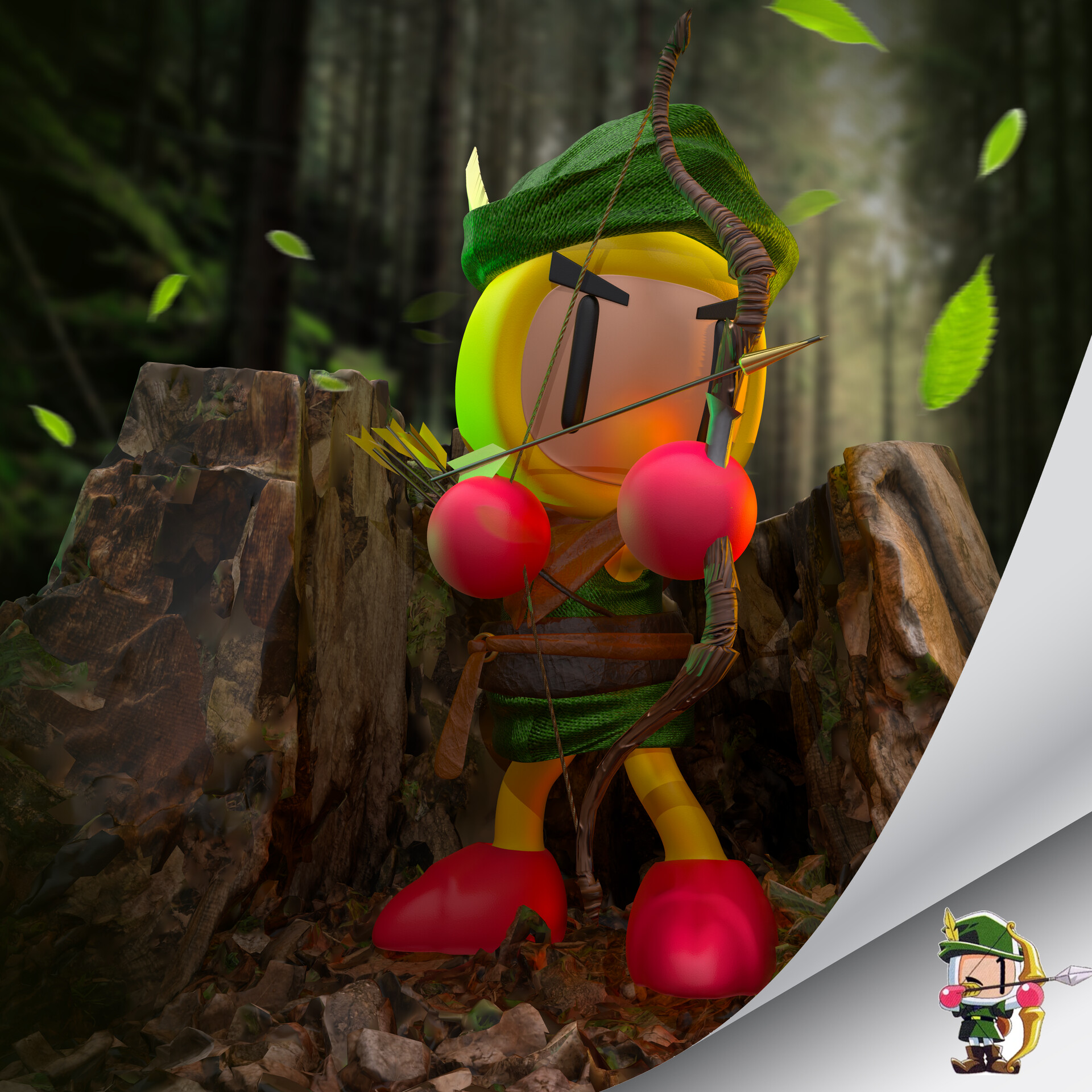 ArtStation - Bomberman War - Remake - Bomber Archer