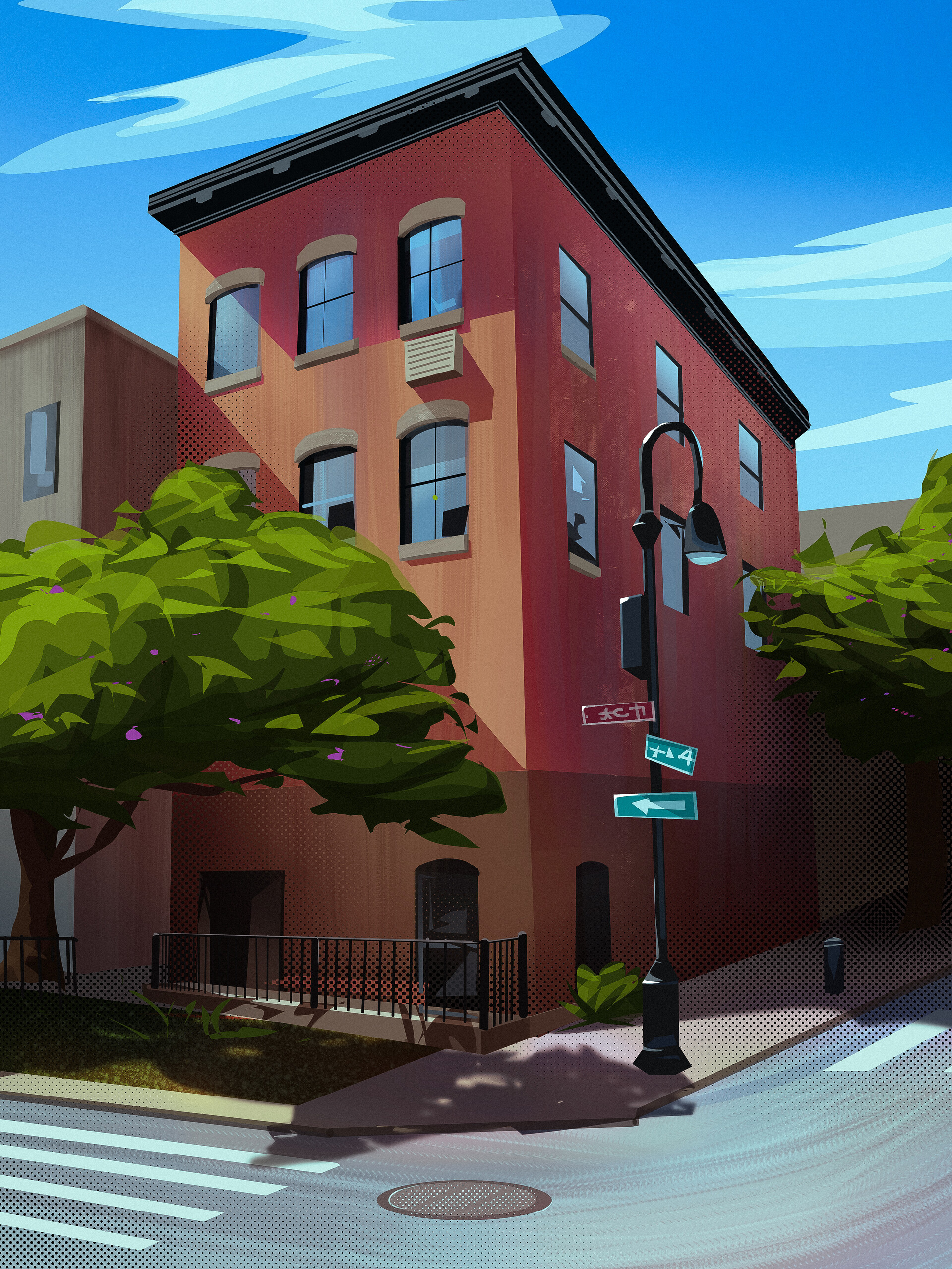 ArtStation - Street building