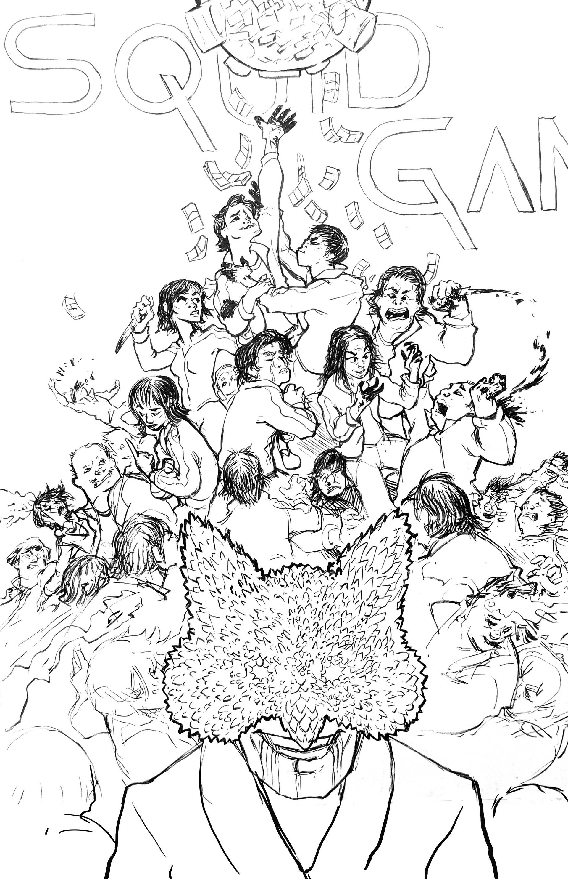Timothy Lamb - Gganbu Games - Squid Game - Fan Poster