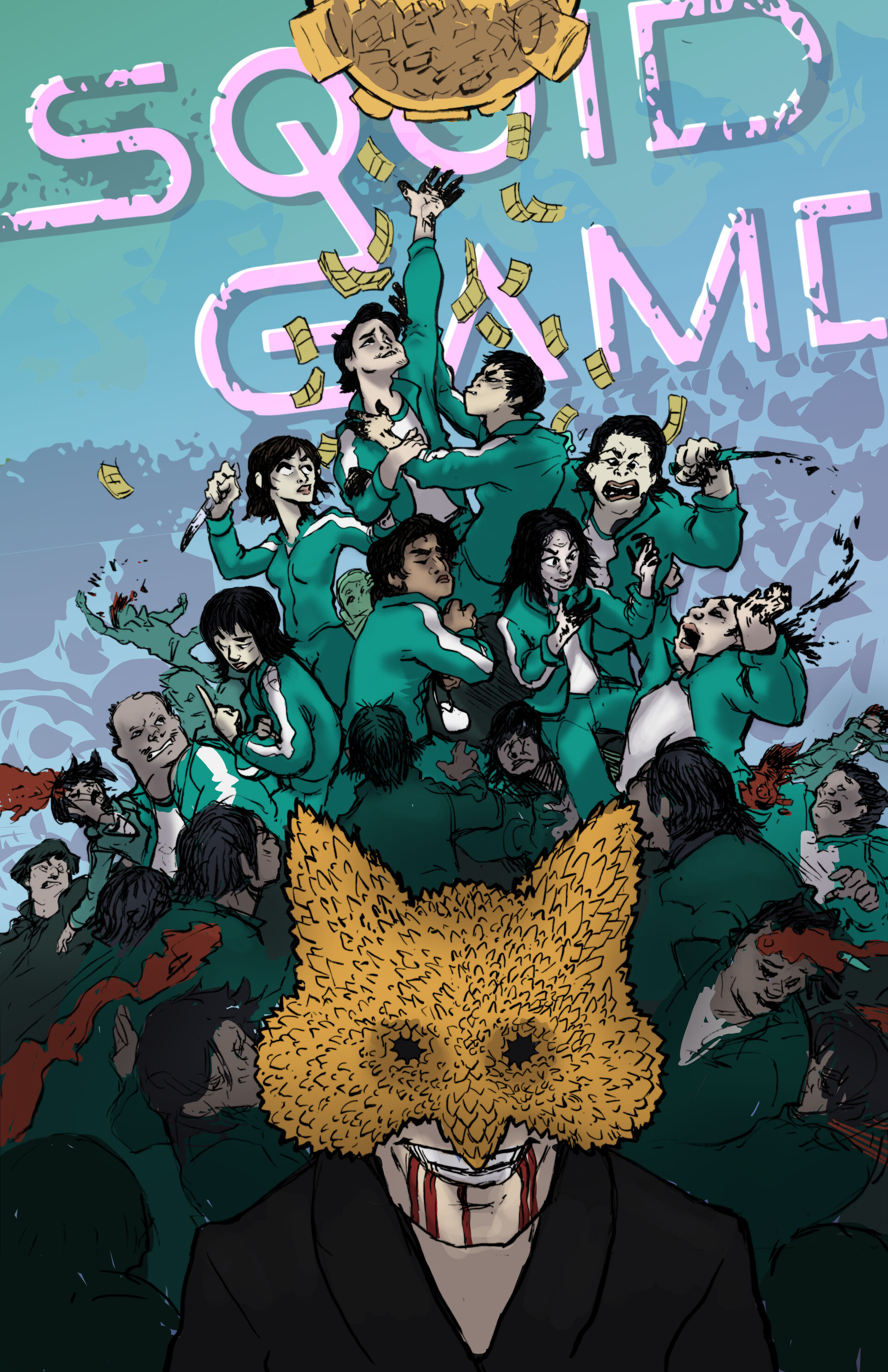 Timothy Lamb - Gganbu Games - Squid Game - Fan Poster