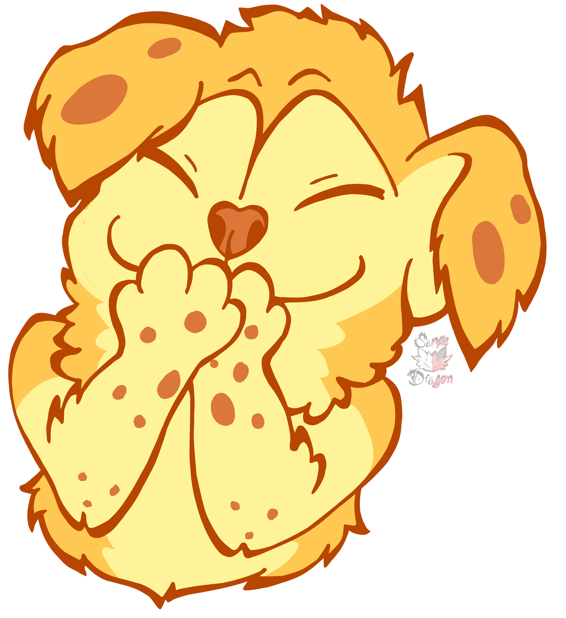 ArtStation - Giggling Pupper Coloring Page Free2Use