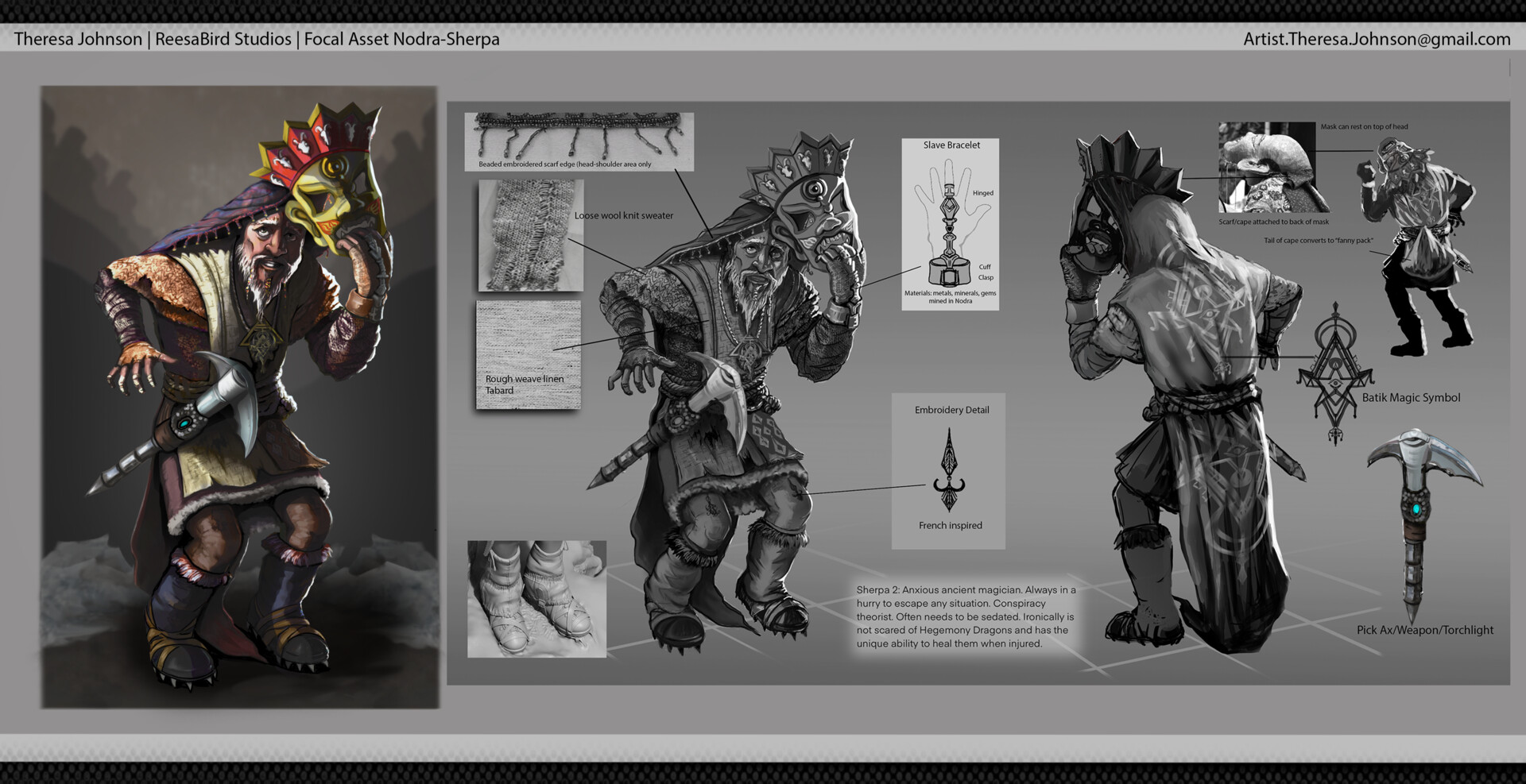 ArtStation - Nodra Magician Sherpa