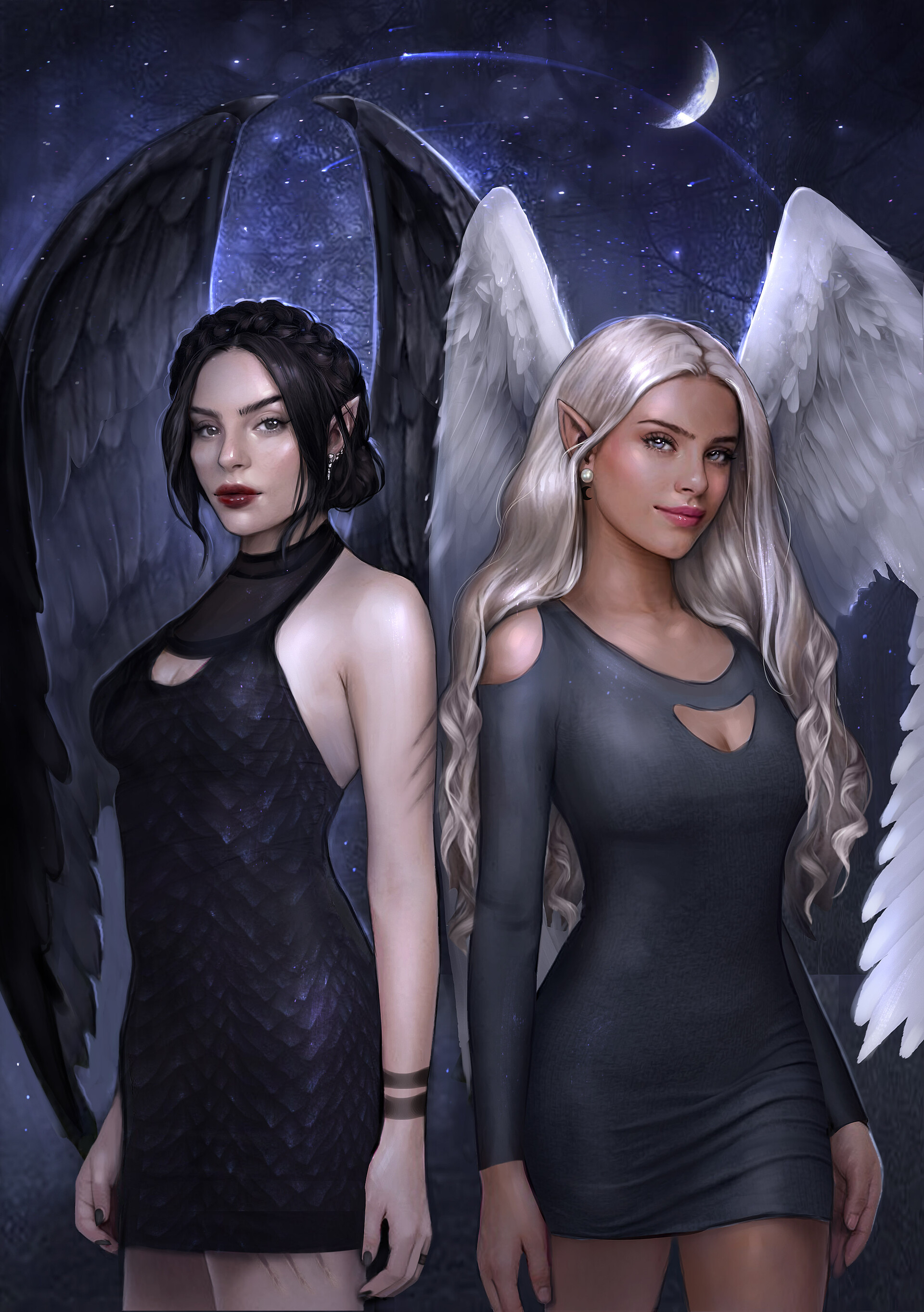 ArtStation - Mikeala and Eleanor Commission