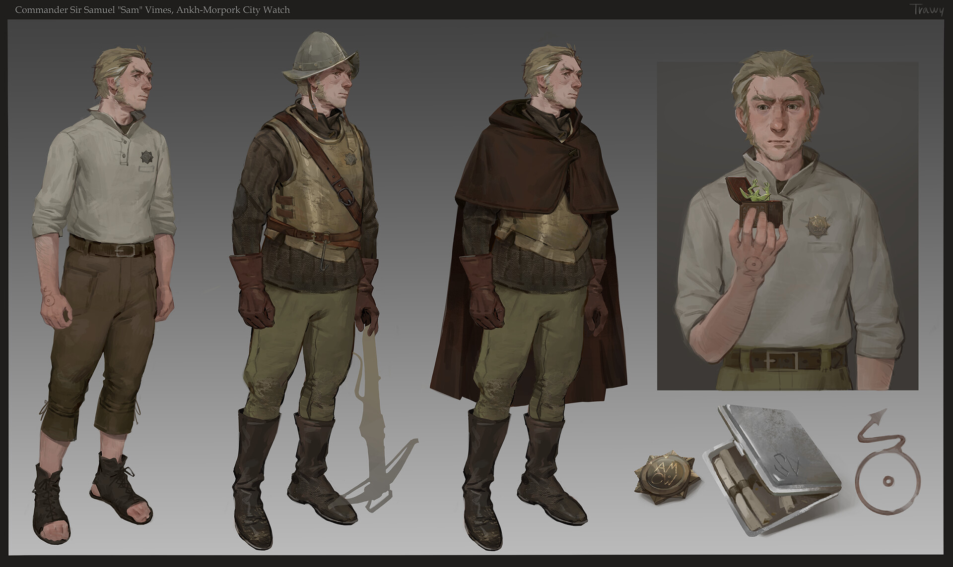 ArtStation - Character Design - Samuel Vimes