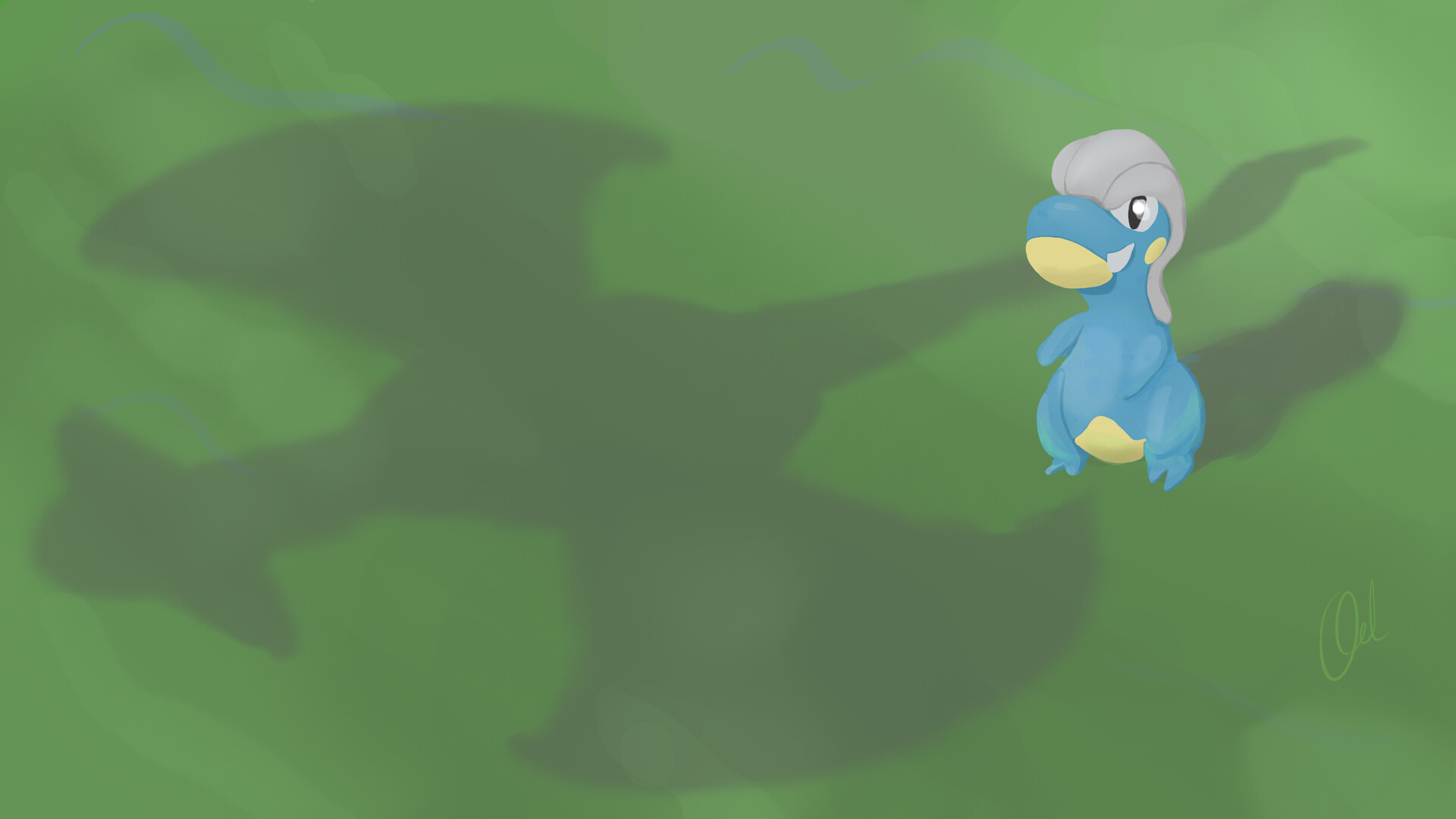 ArtStation - Bagon Fanart - Looking Up To