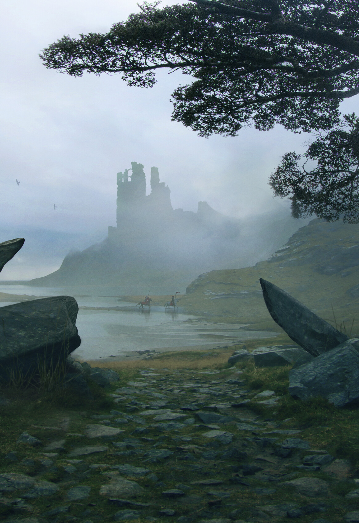 ArtStation - Medieval Castle Ruins