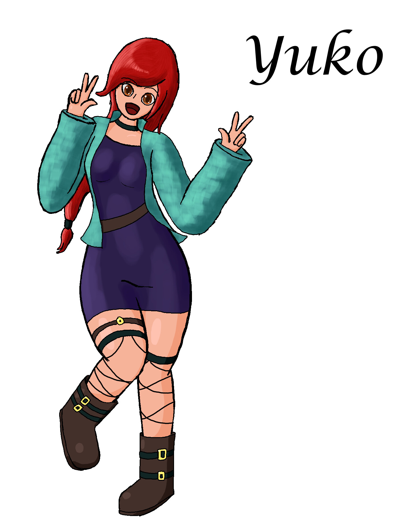 Ángel del Castillo Pereira - Yuko | Character Design Project