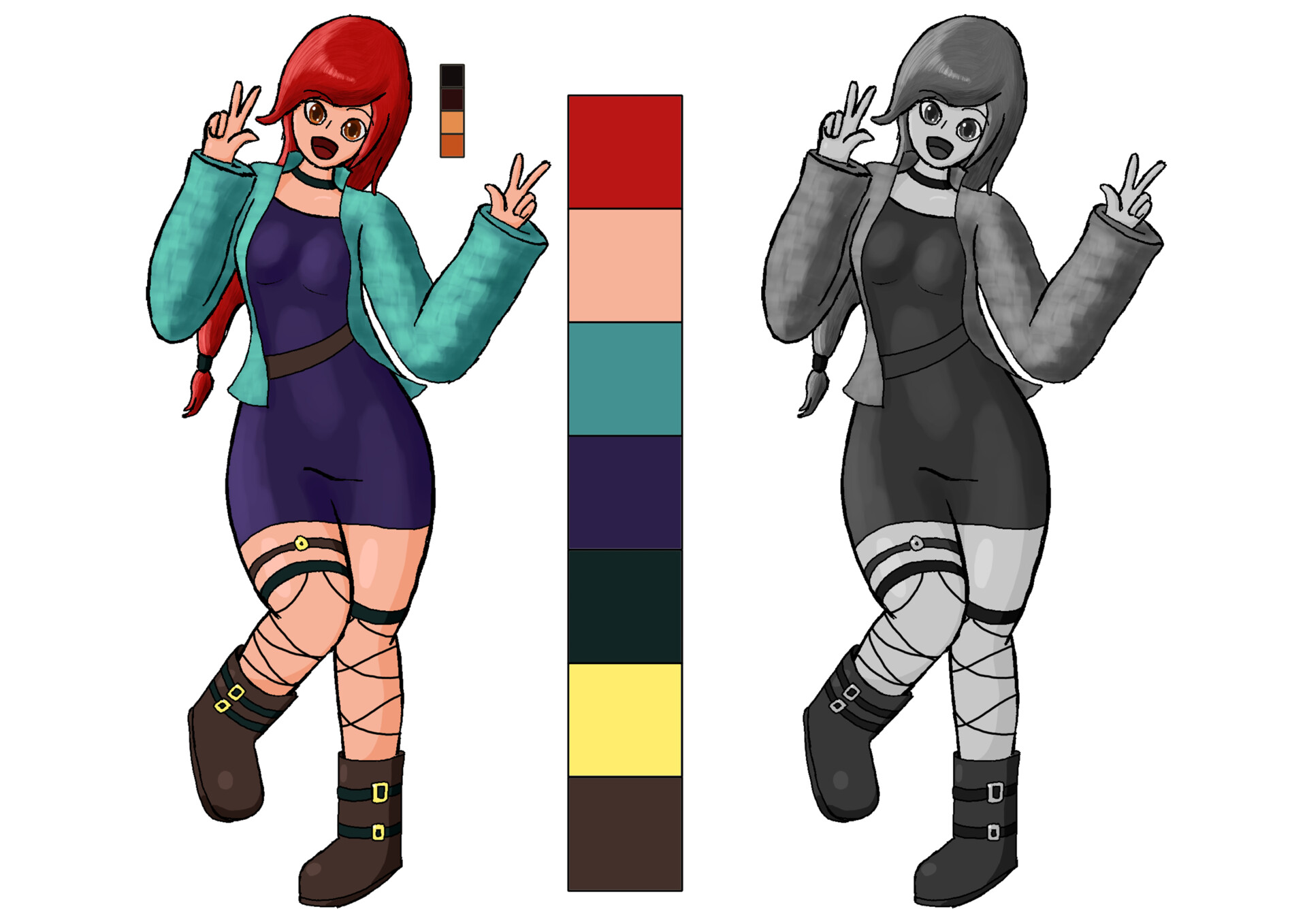 Ángel del Castillo Pereira - Yuko | Character Design Project